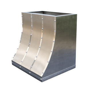 Handcrafted Stainless Steel Sloped Custom Oven Hoods — Rangehoodmaster