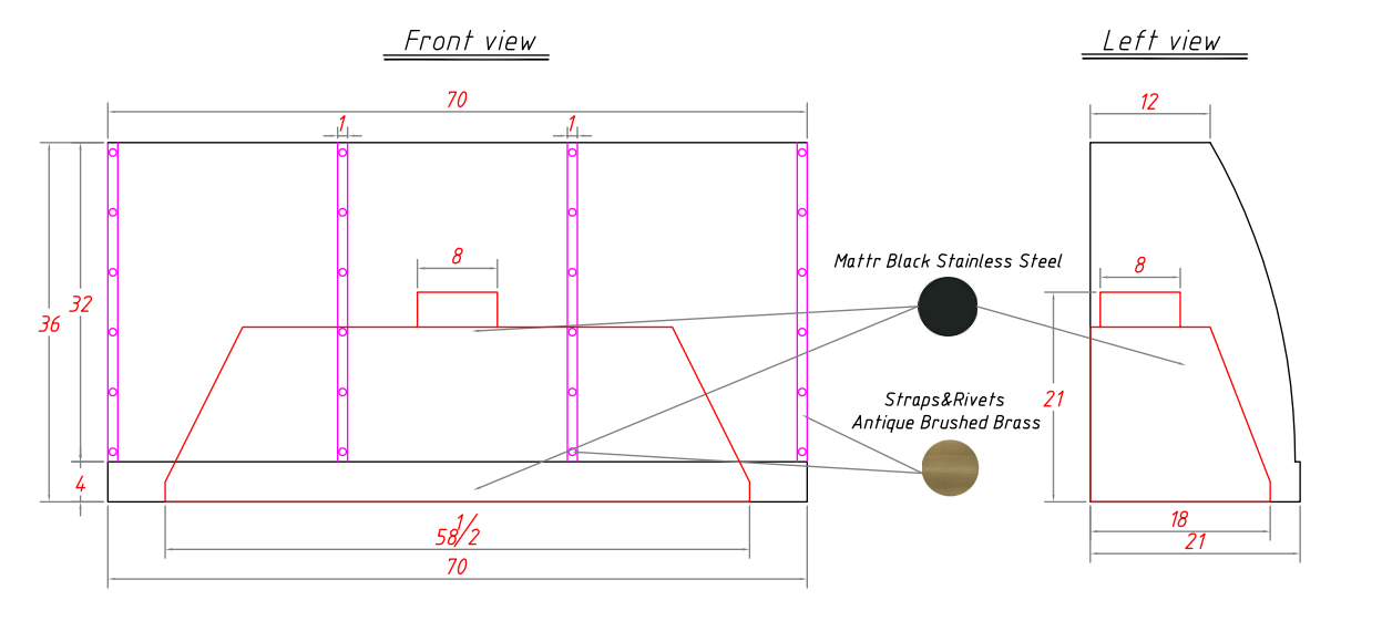RHM Barrel Shaped Custom Stainless Steel Range Hood H9 for Shannon ...
