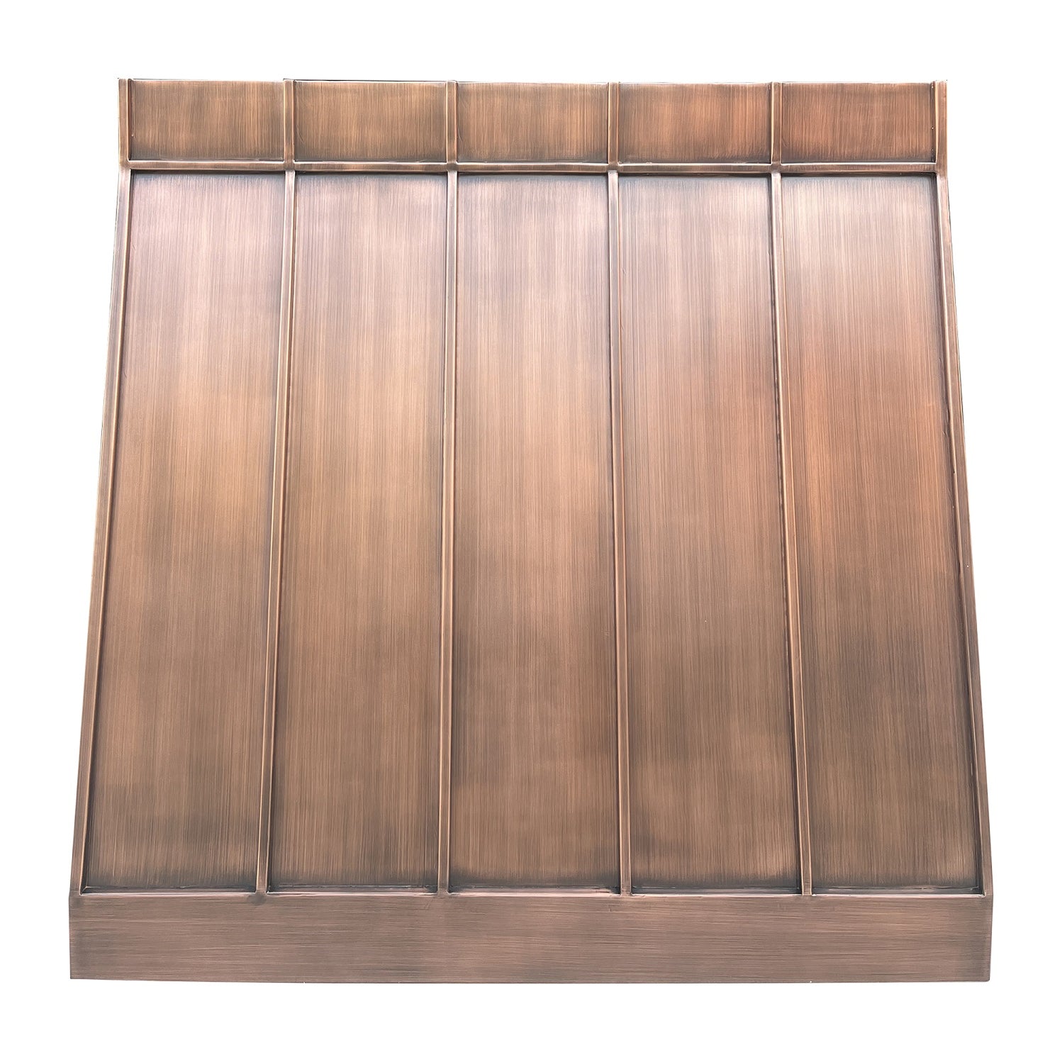 RHM Angled Custom Under-Cabinet Copper Kitchen Hood for Derek ...