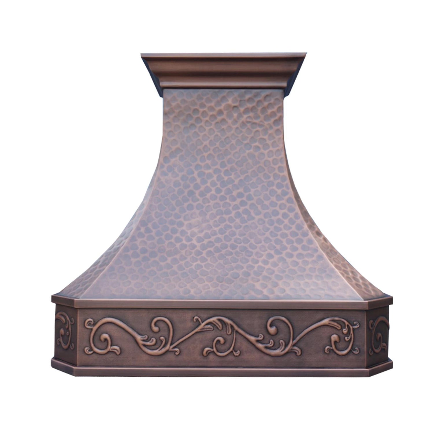RHM Antique Copper Custom Kitchen Hood CT-VH03A-CS — Rangehoodmaster