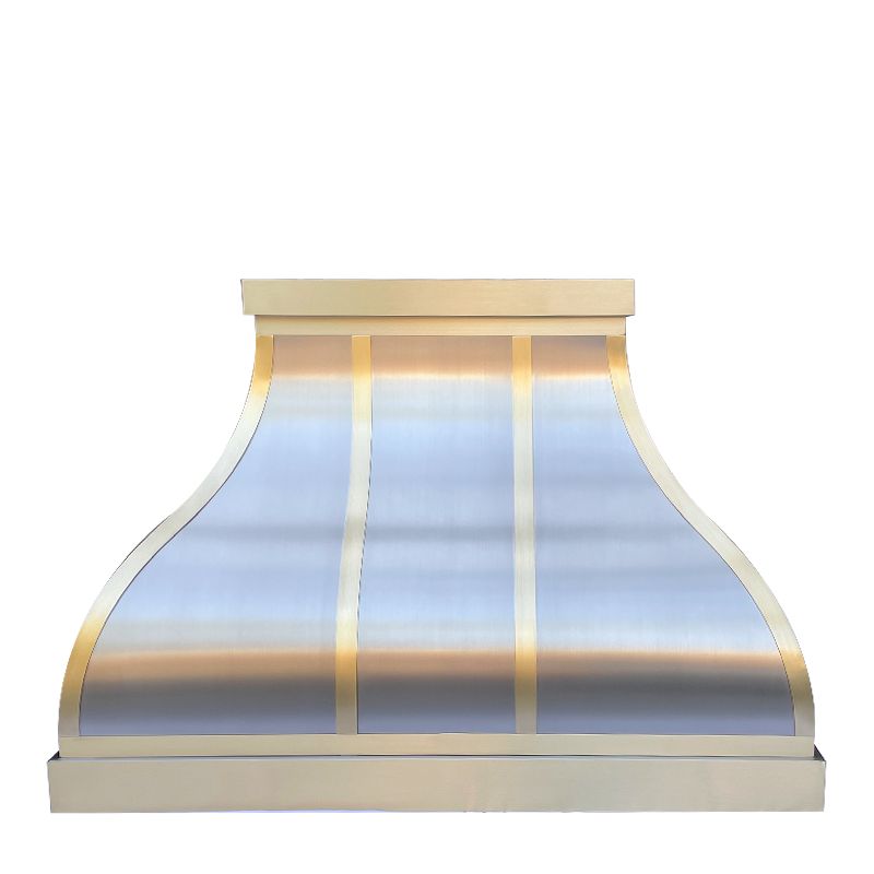 RHM Bell Brushed Stainless Steel Custom range Hood H1-3TRS for Jennife ...