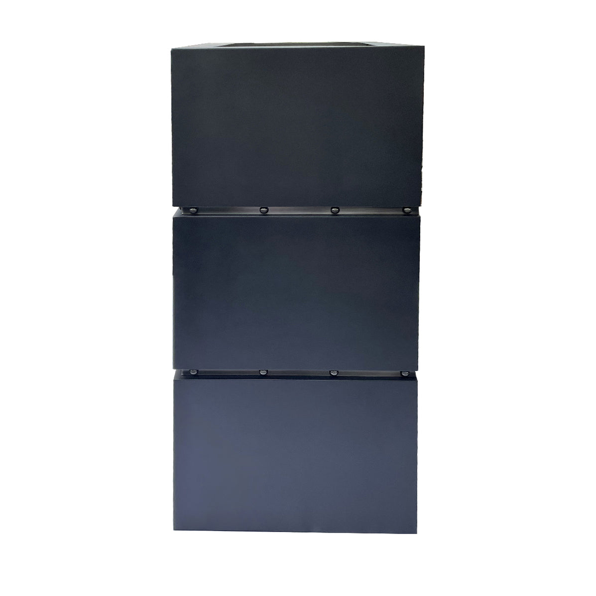 RHM Box Shaped Custom Stainless Steel Kitchen Hood with Straps and Riv ...