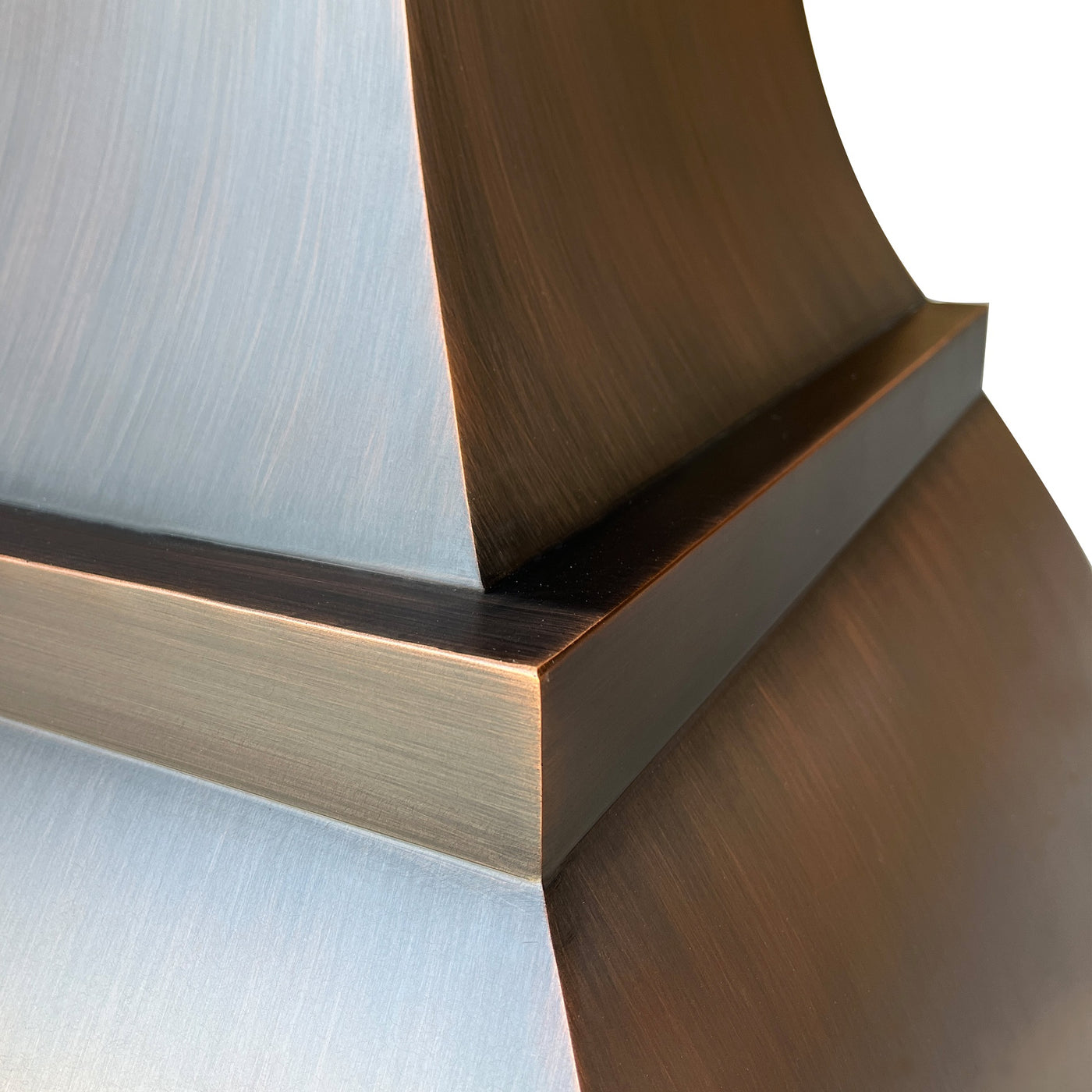RHM Curved Custom Copper Kitchen Hood CT-VH01TR2 — Rangehoodmaster