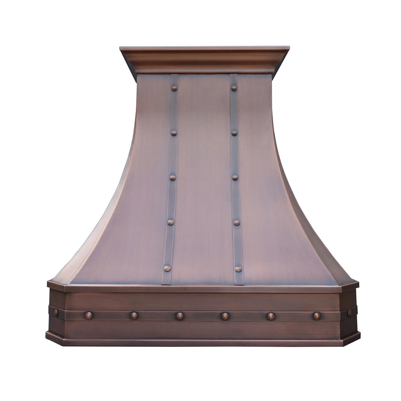RHM Custom Solid Copper Kitchen Range Hoods CT-VH03-M12 — Rangehoodmaster