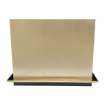 RHM Custom Brushed Brass Box Shape Range Hood SH36-BS — Rangehoodmaster