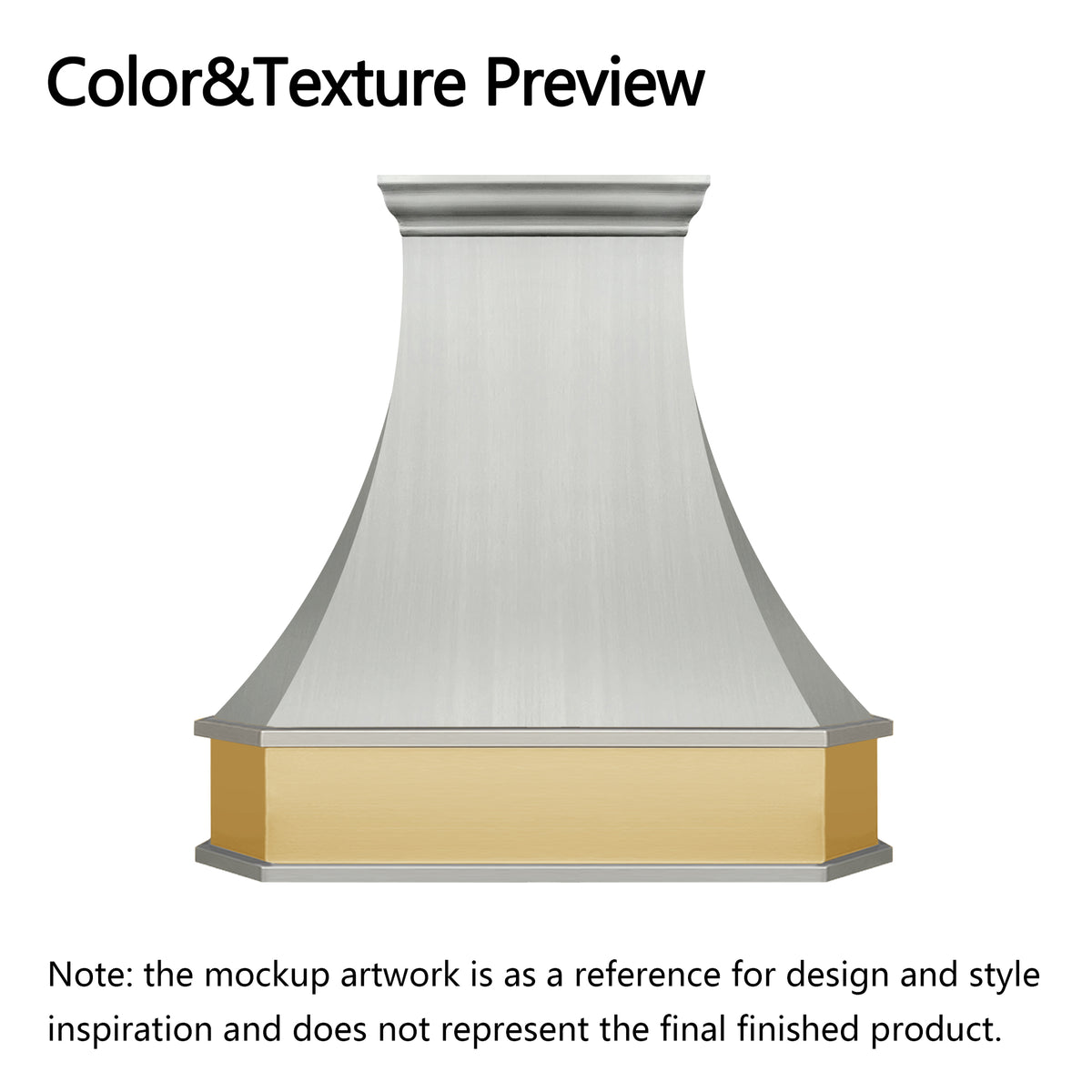 RHM Custom Curved Kitchen Range Hood SH3 — Rangehoodmaster