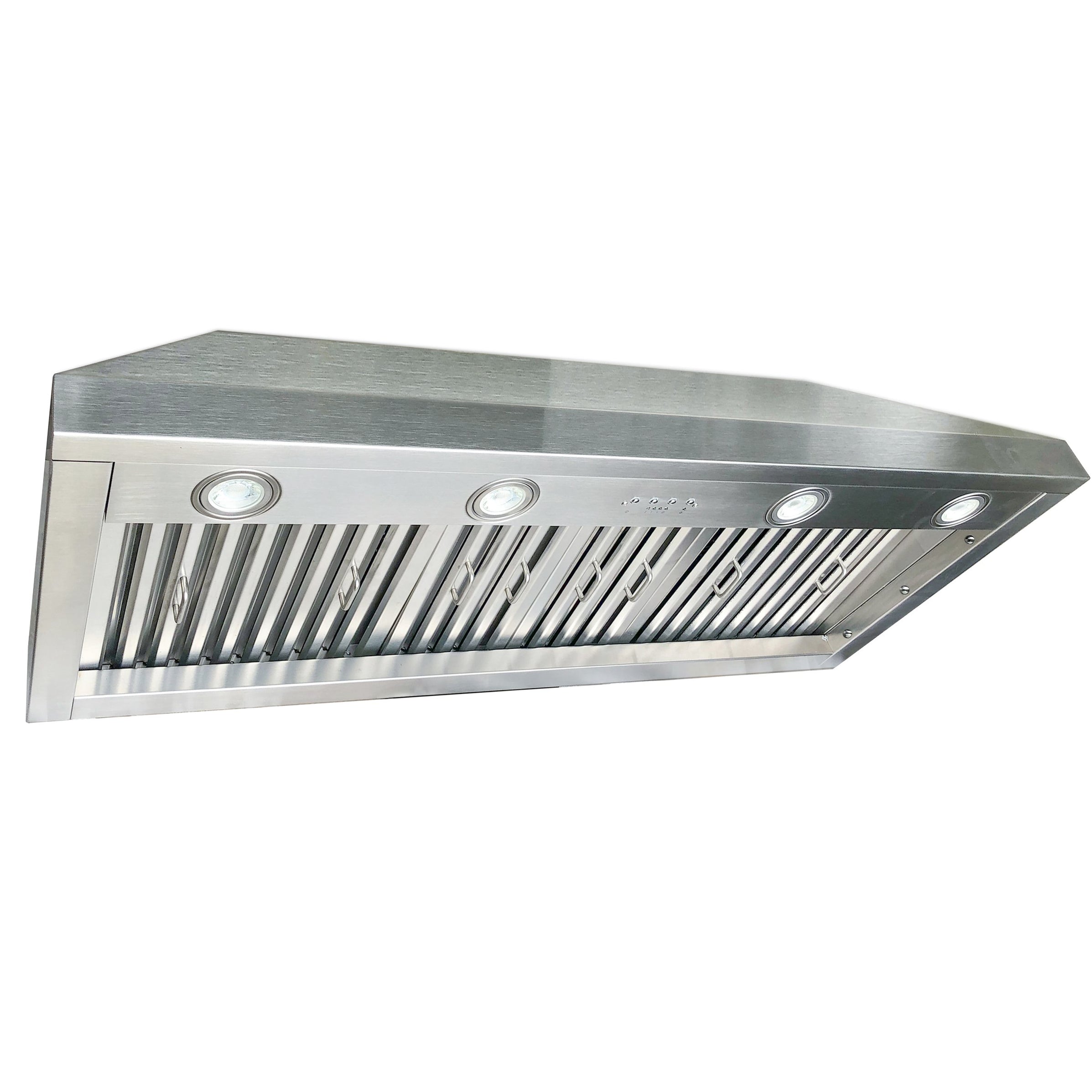 RHM Sloped Handcrafted Stainless Steel Custom Vent Hoods SH11-4TRL-ST ...
