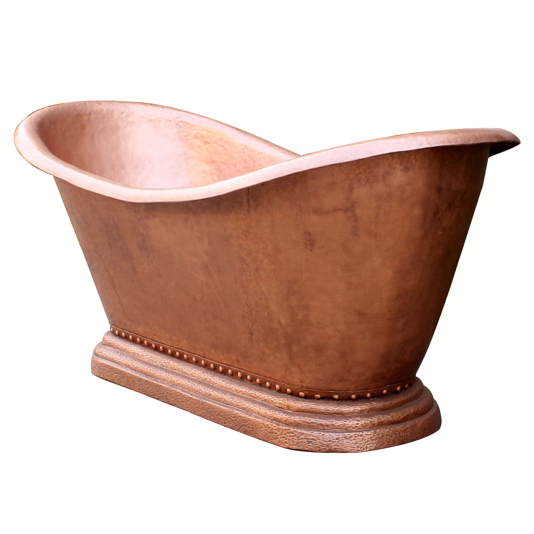 RHM Handcraft Antique Patina Custom Double-slipper Copper Tub RM-CB01 ...