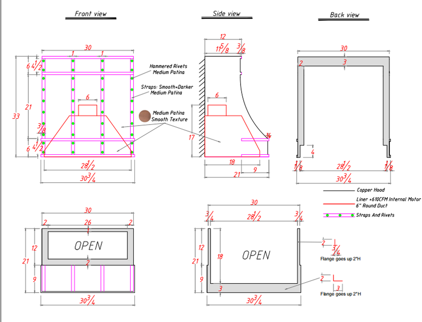 All Custom Metal Range Hoods | Range Hood Master — Rangehoodmaster