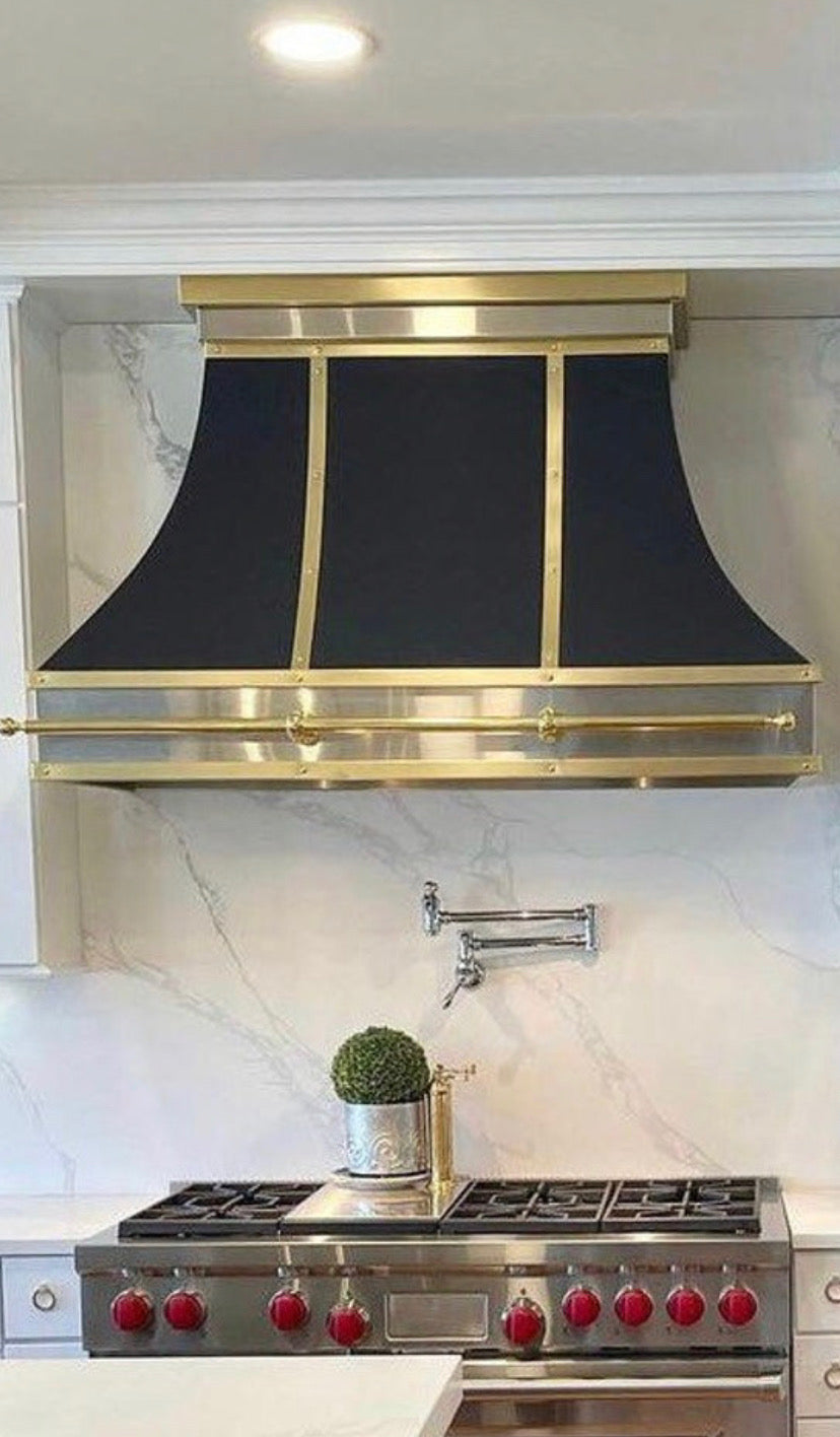 Curved Stainless Steel Custom Range Hood for Charity — Rangehoodmaster