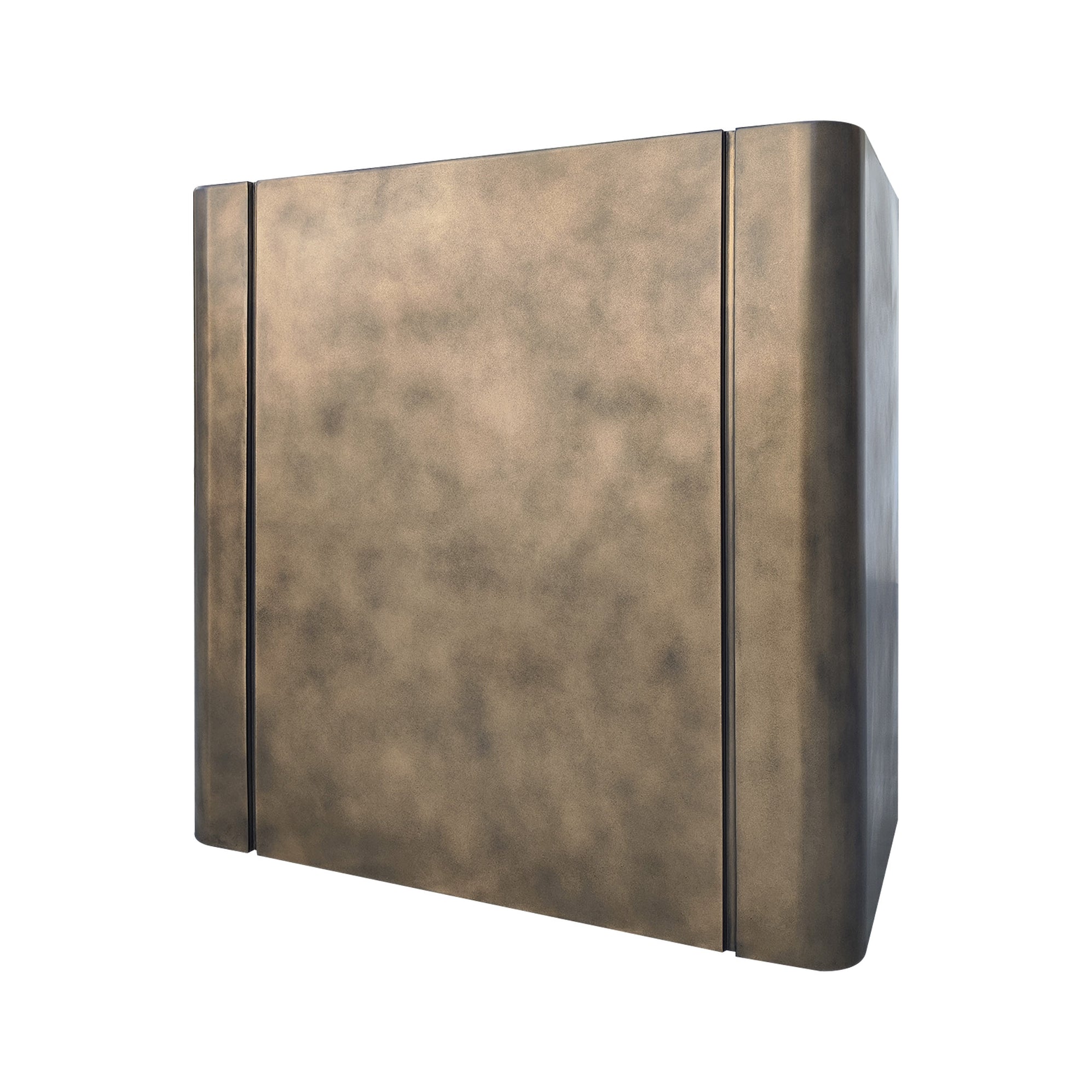 RHM Antique Brass Stove Hood Custom Round Corner Design SH5-L2RC ...