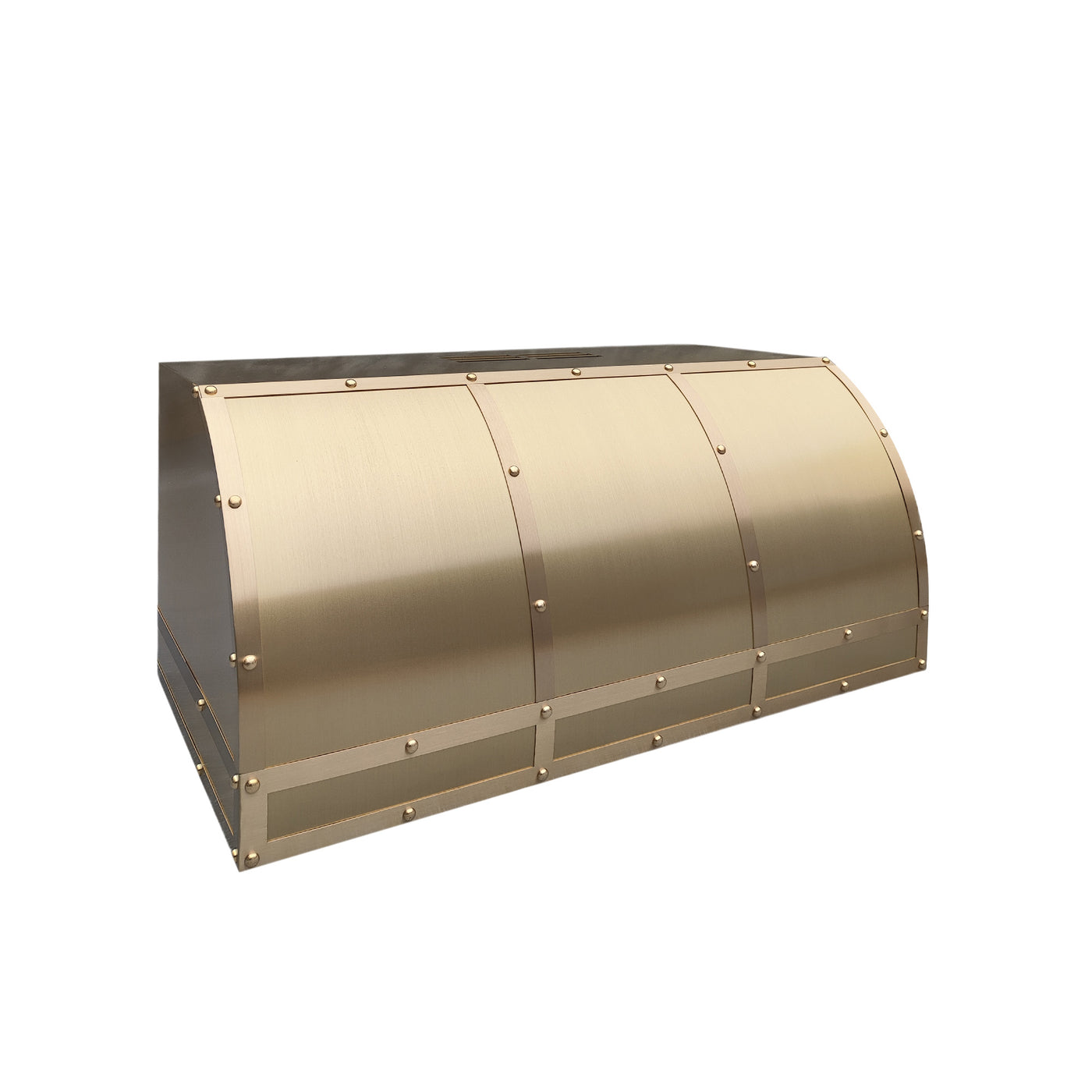 RHM Barrel Shaped Custom Range Hoods with straps H9-BS3 for Sarah — Rangehoodmaster