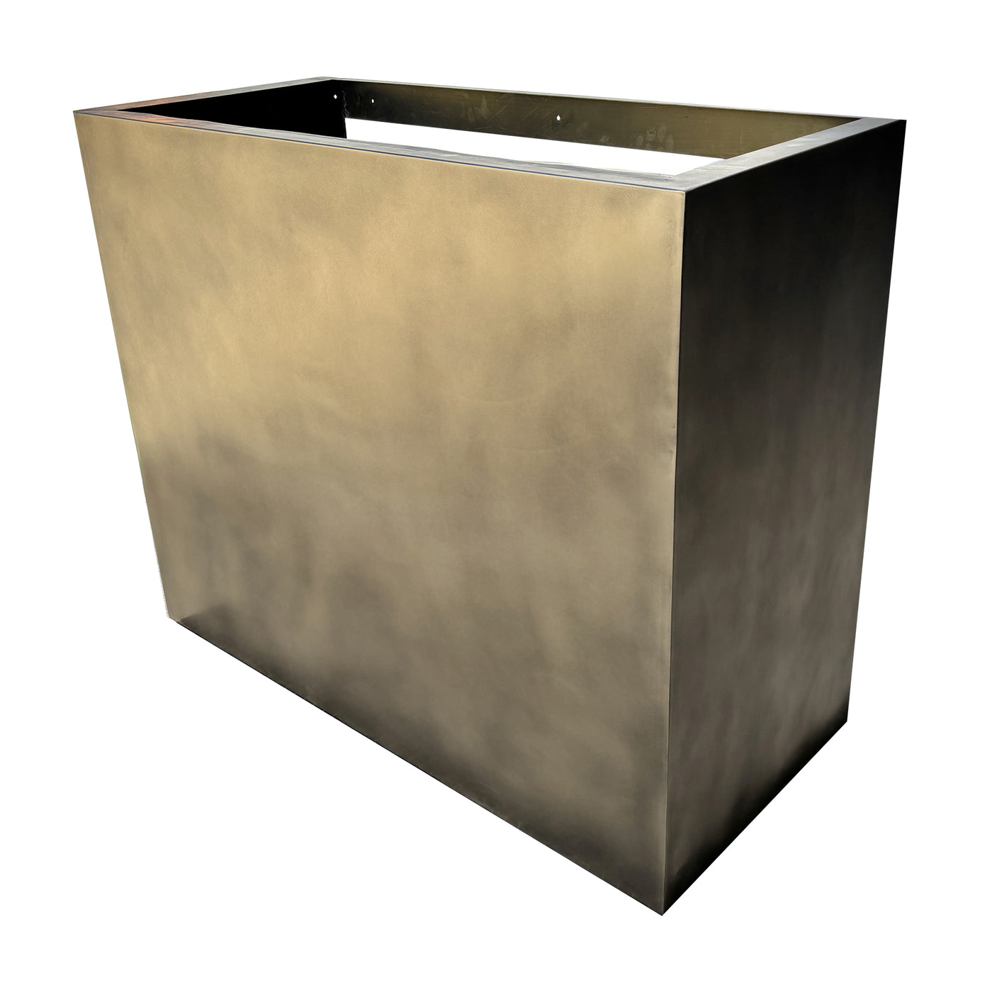 RHM Box Shape Custom Brass Kitchen Hood SH5-2BS — Rangehoodmaster