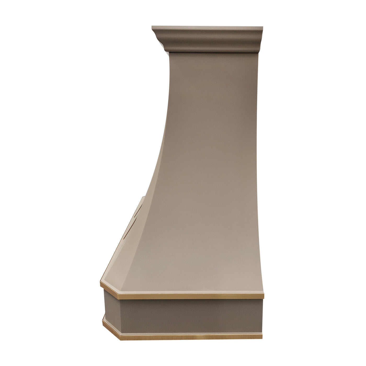 RHM Custom Painted Stainless Steel Range Hood with Brass Trims SH3-CP4 ...