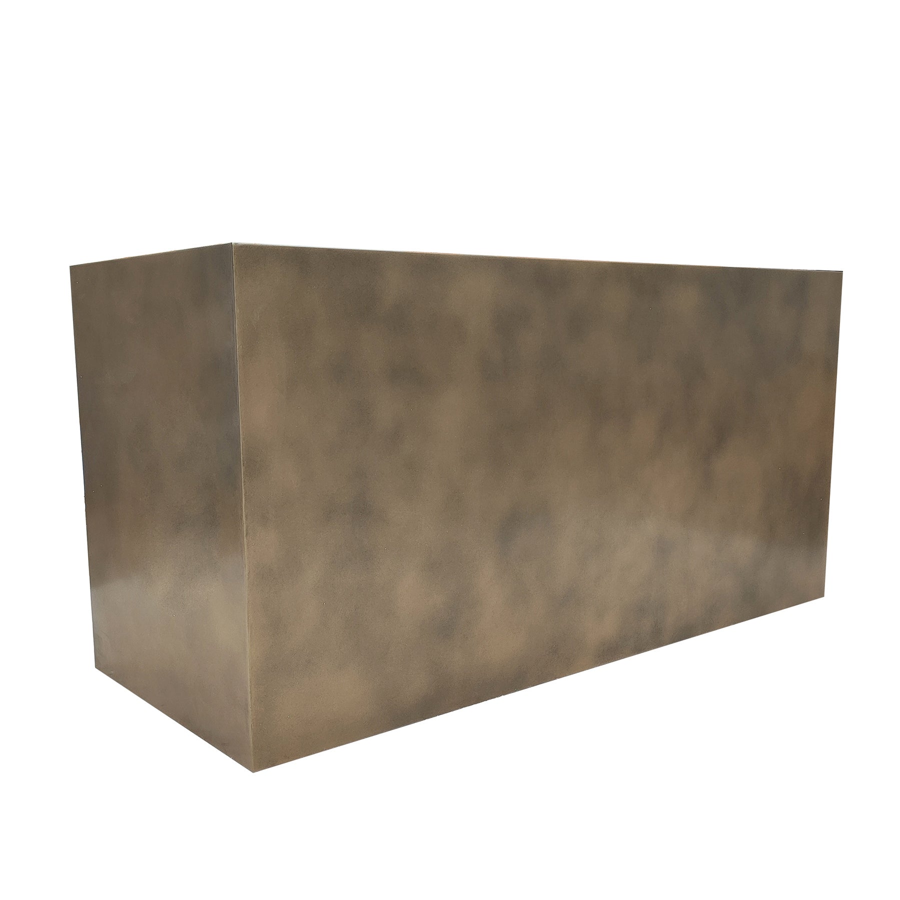 RHM Modern Box Customized Antique Brass Range Hood SH5 — Rangehoodmaster