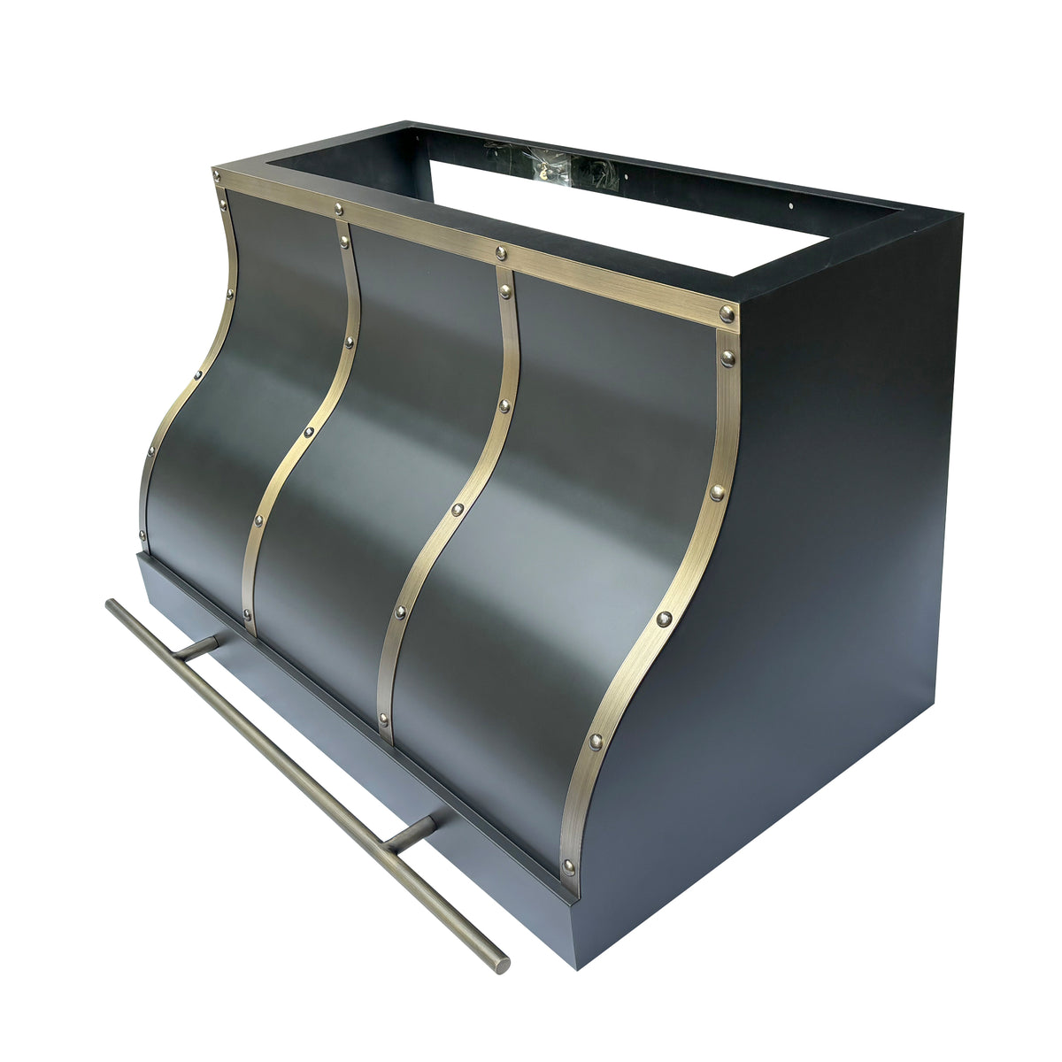 RHM Custom Stainless Steel Kitchen Range Hood H5 for Ruth — Rangehoodmaster