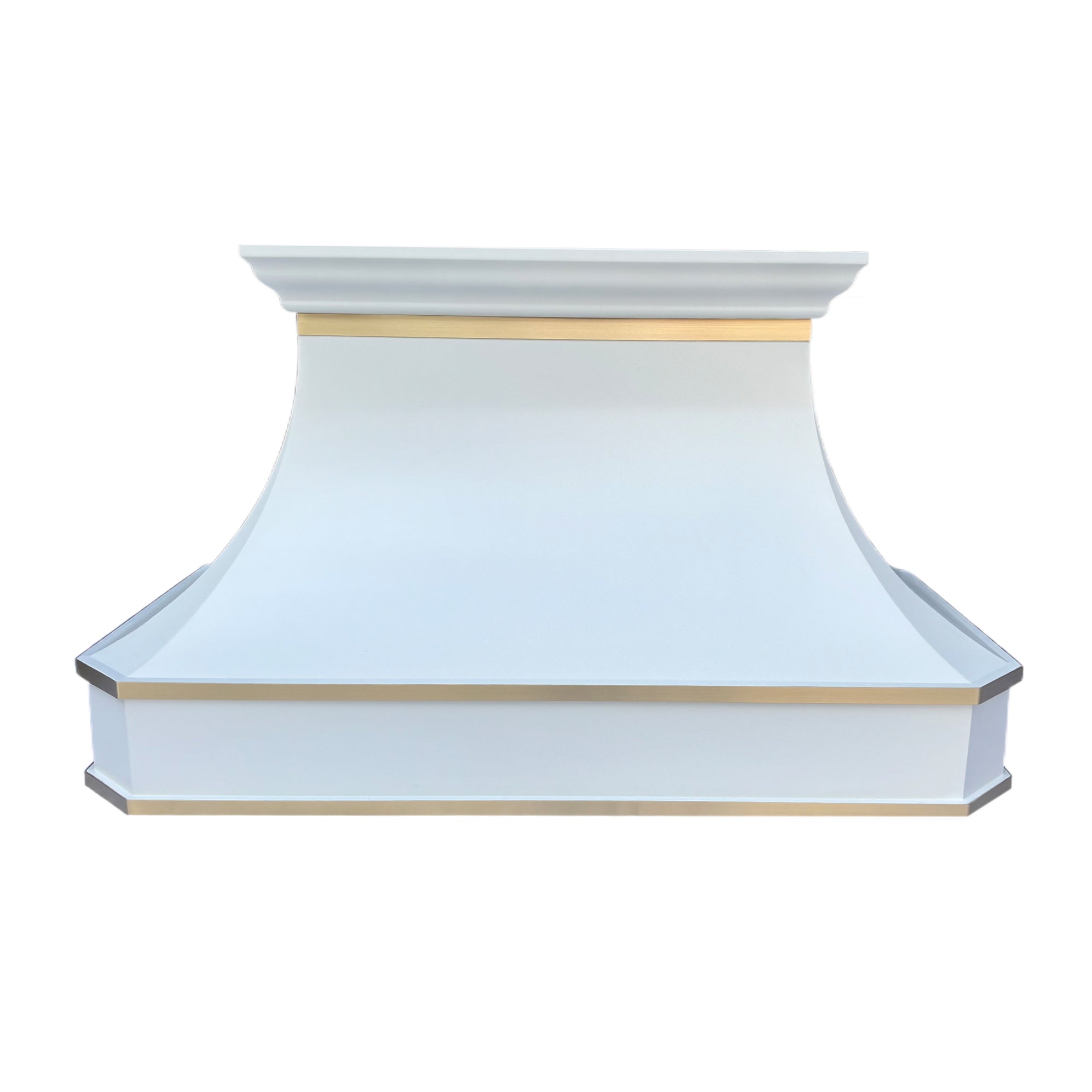 RHM Curved White Stainless Steel Kitchen Vent Hood SH3-C-WR09 ...