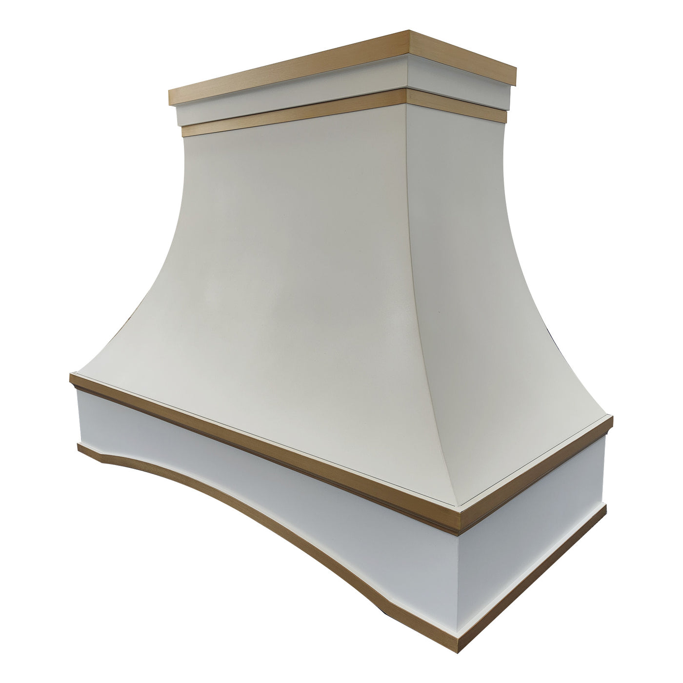 RHM Curved Stainless Steel Custom Range Hood SH35-5H2V — Rangehoodmaster