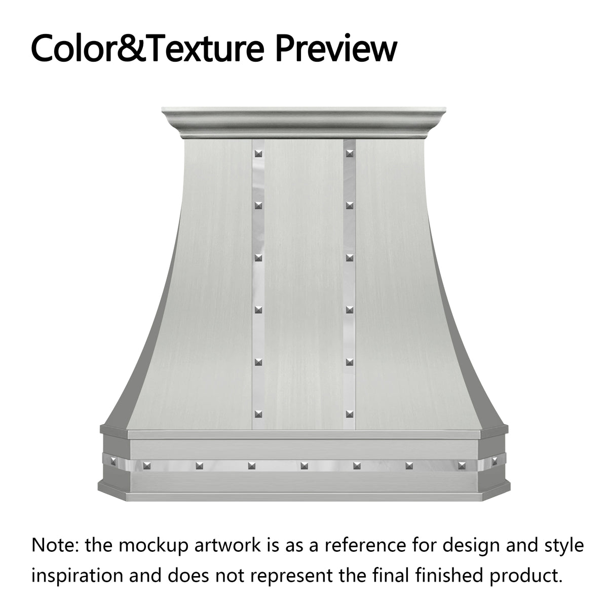 RHM Sweep Stainless and Brass Custom Range Hood H3-C2BTRM for Janice ...