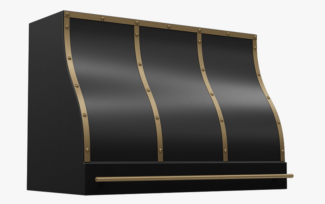 RHM Custom Stainless Steel Kitchen Range Hood H5 for Ruth — Rangehoodmaster