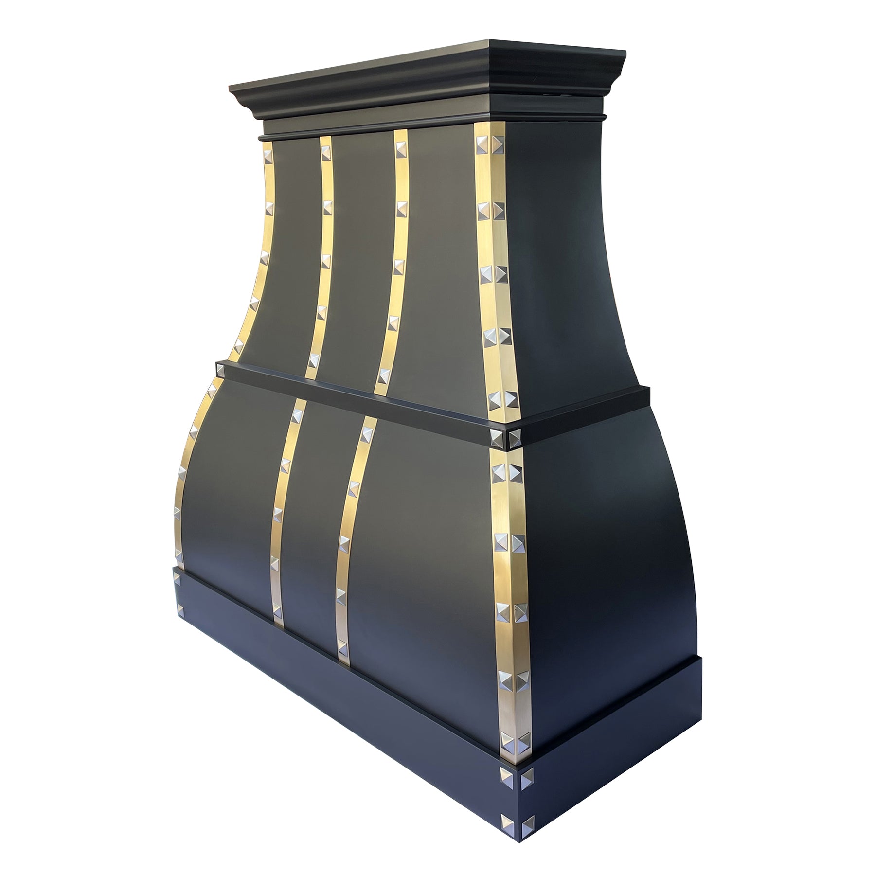RHM Stainless Steel Custom Range Hood with Square Rivets SH1-C3B ...