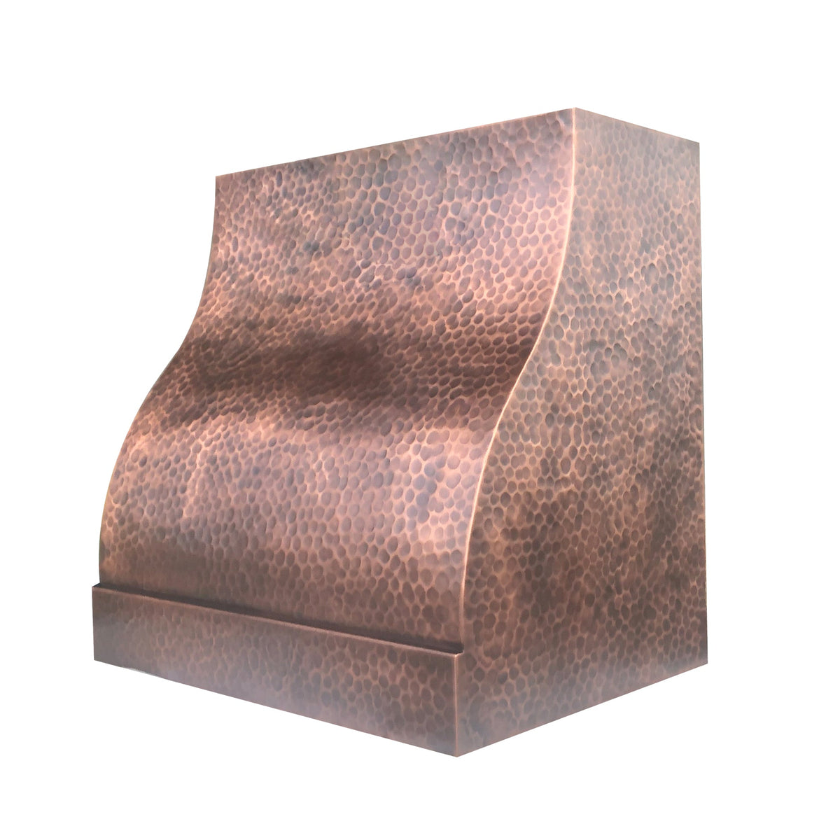 Copper Under-Cabinet Copper Vent Hood for Mike — Rangehoodmaster