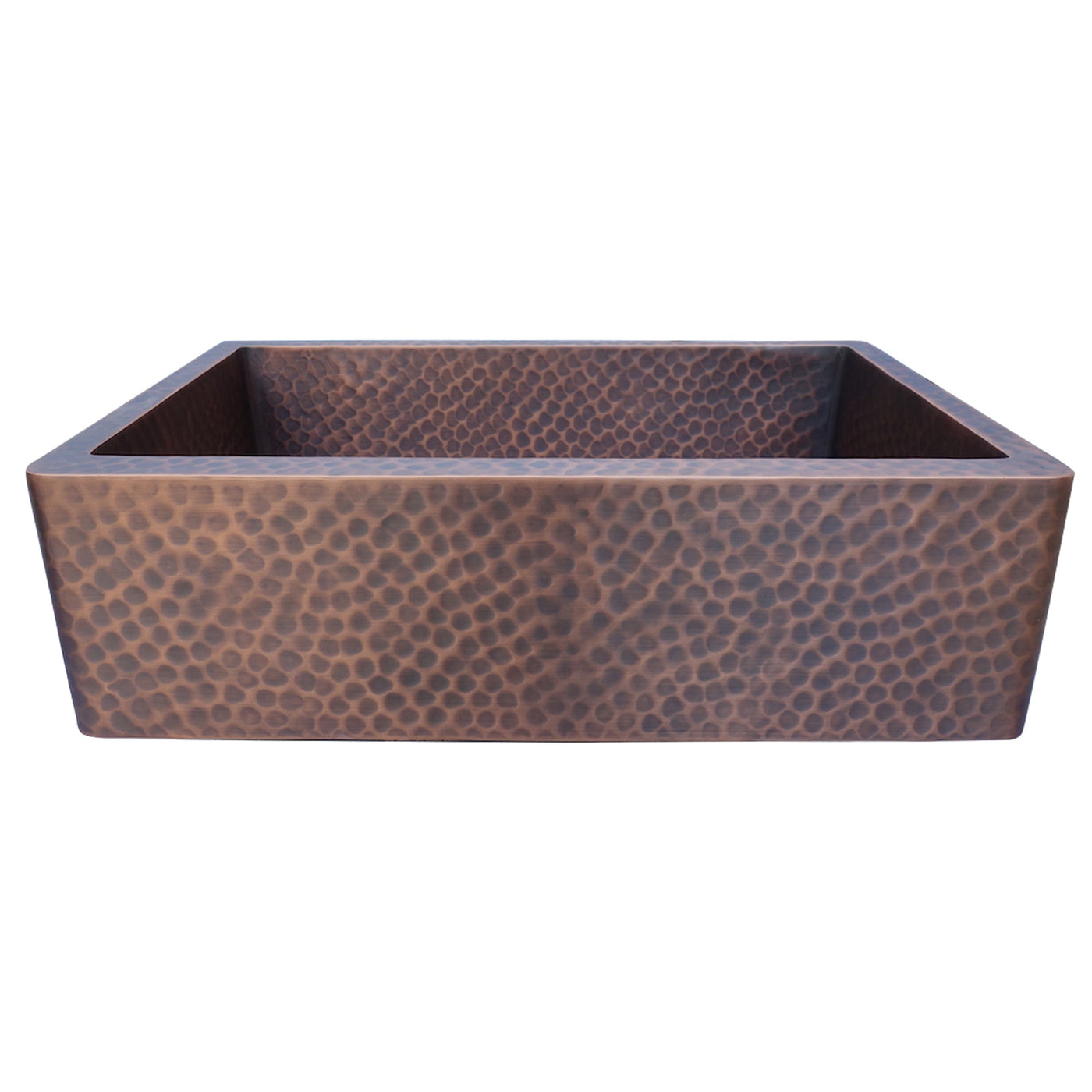 Single Bowl Copper Apron-Front Kitchen Sink - Copper Tailor ...