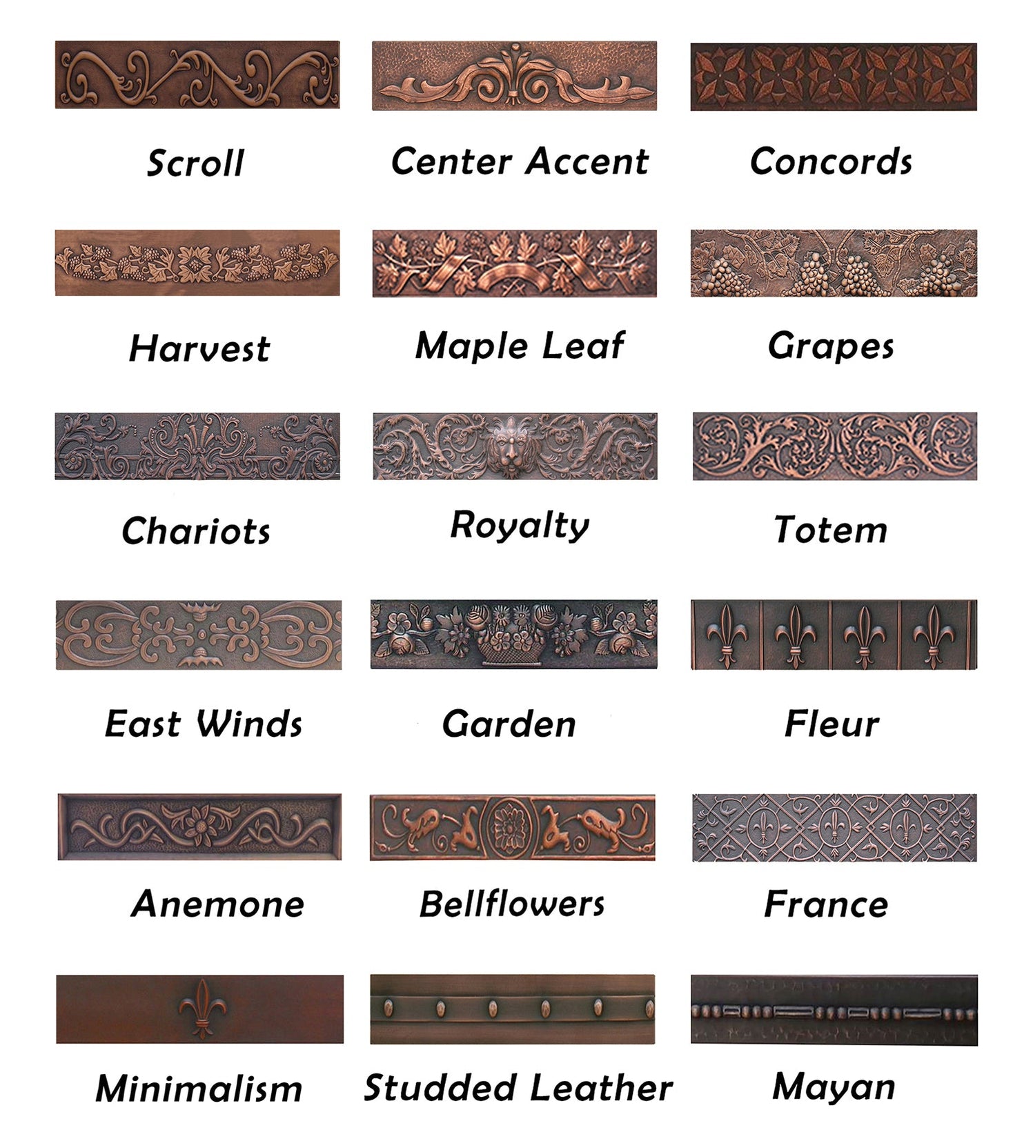 RHM Farmhouse Custom Copper Vent Hood with Bands and Hammered Apron CT ...