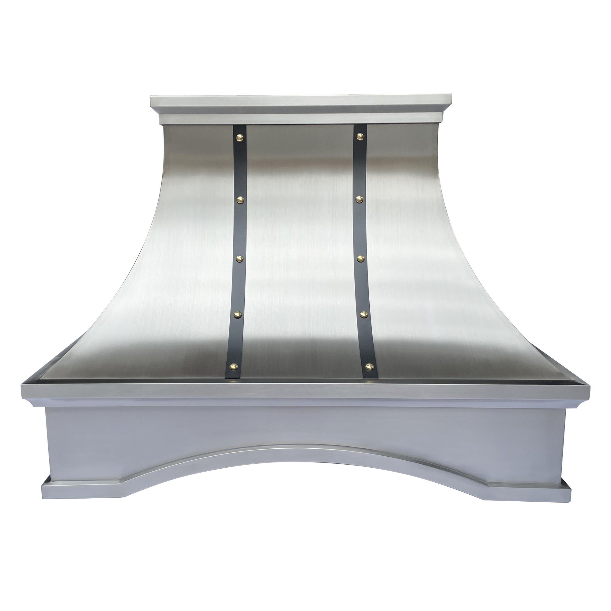 RHM Custom Metal Kitchen Hoods with Arched Apron SH7-A — Rangehoodmaster