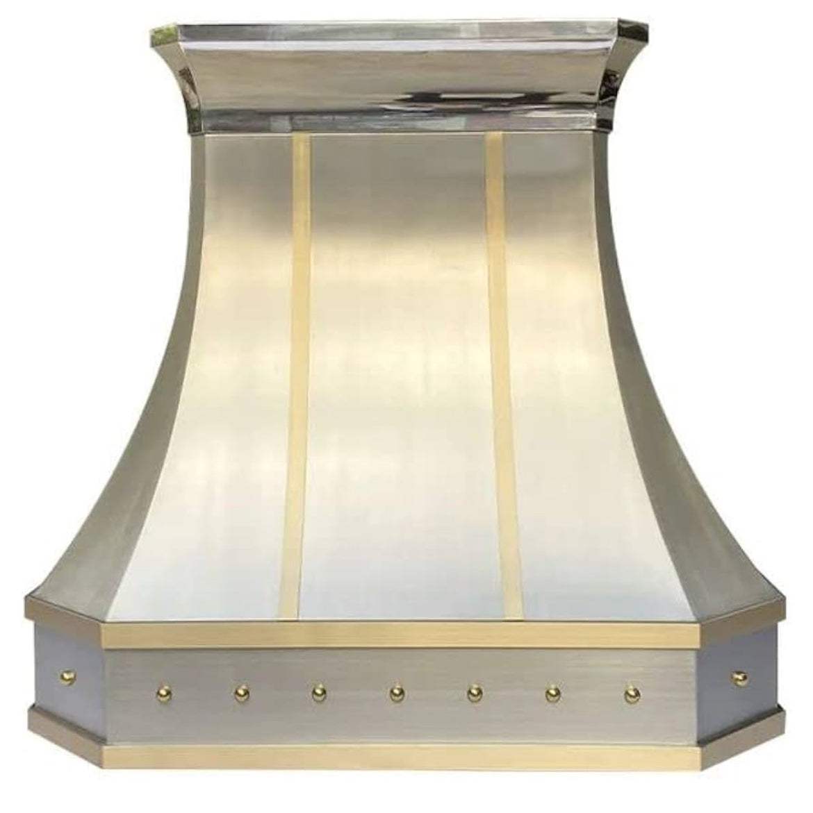 Curved Brushed Stainless Steel Custom Kitchen Hood SH3-C2TRR ...