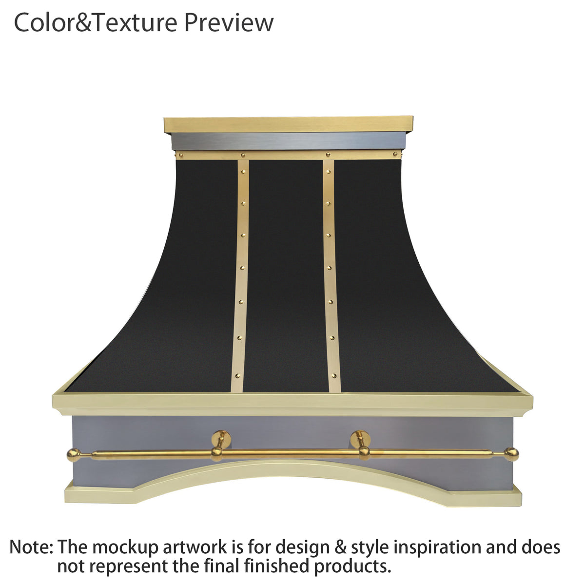 RHM Custom Metal Kitchen Hoods with Arched Apron H for Theodore ...