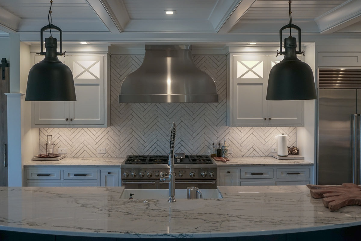 Curved Custom Stainless Steel Range Hood for Amy — Rangehoodmaster