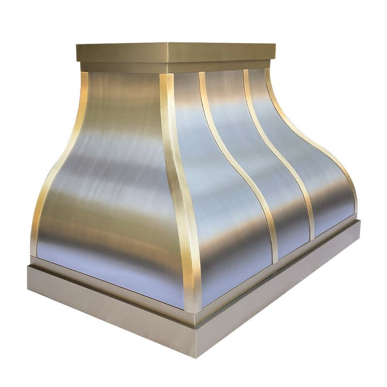 RHM Bell Style Brushed Stainless Steel Custom range Hood SH1-3TRS ...