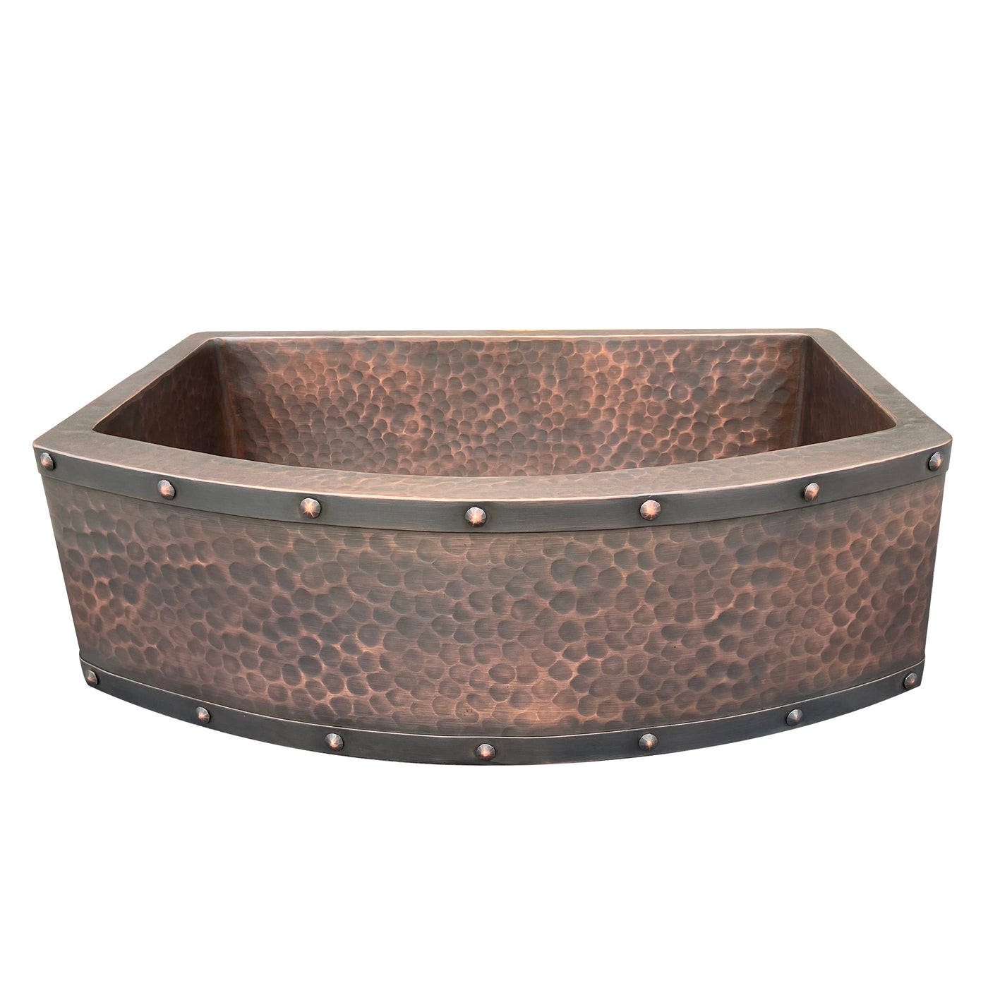 Single Bowl Copper Apron Front Kitchen Sink - Copper Tailor ...