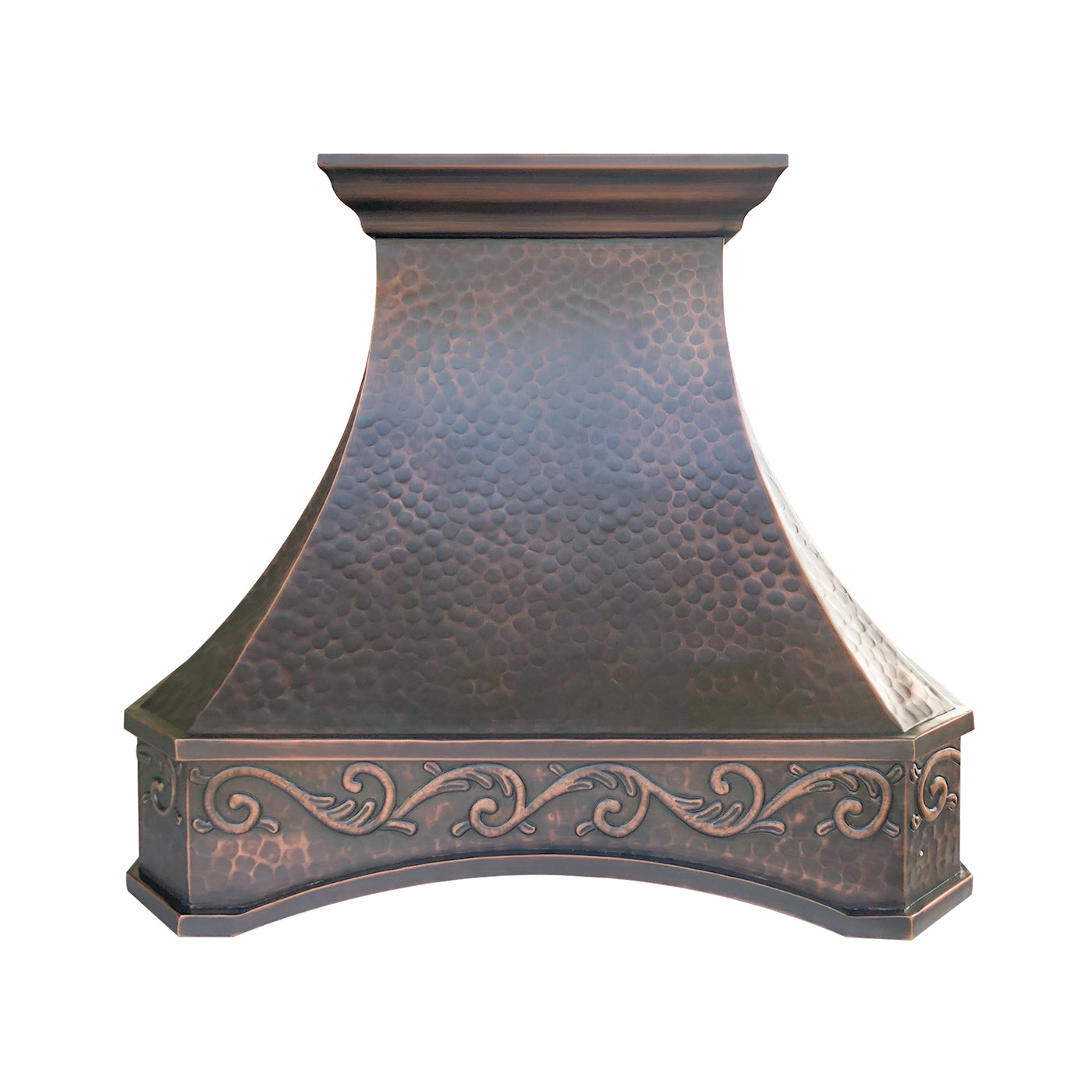 RHM Antique Copper Custom Sweep Range Hood CT-VH03A-Arch — Rangehoodmaster
