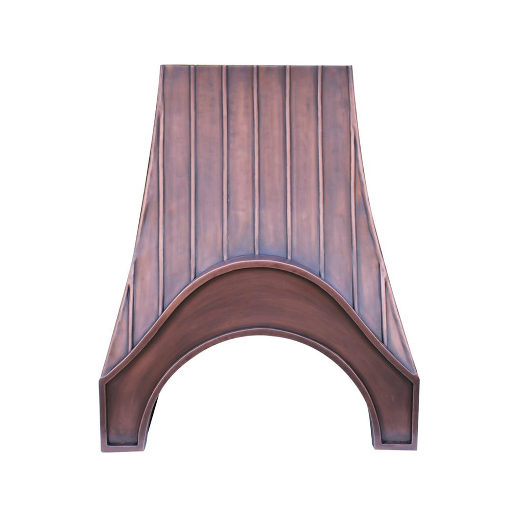 Copper Range Hoods with Arched Apron — Rangehoodmaster