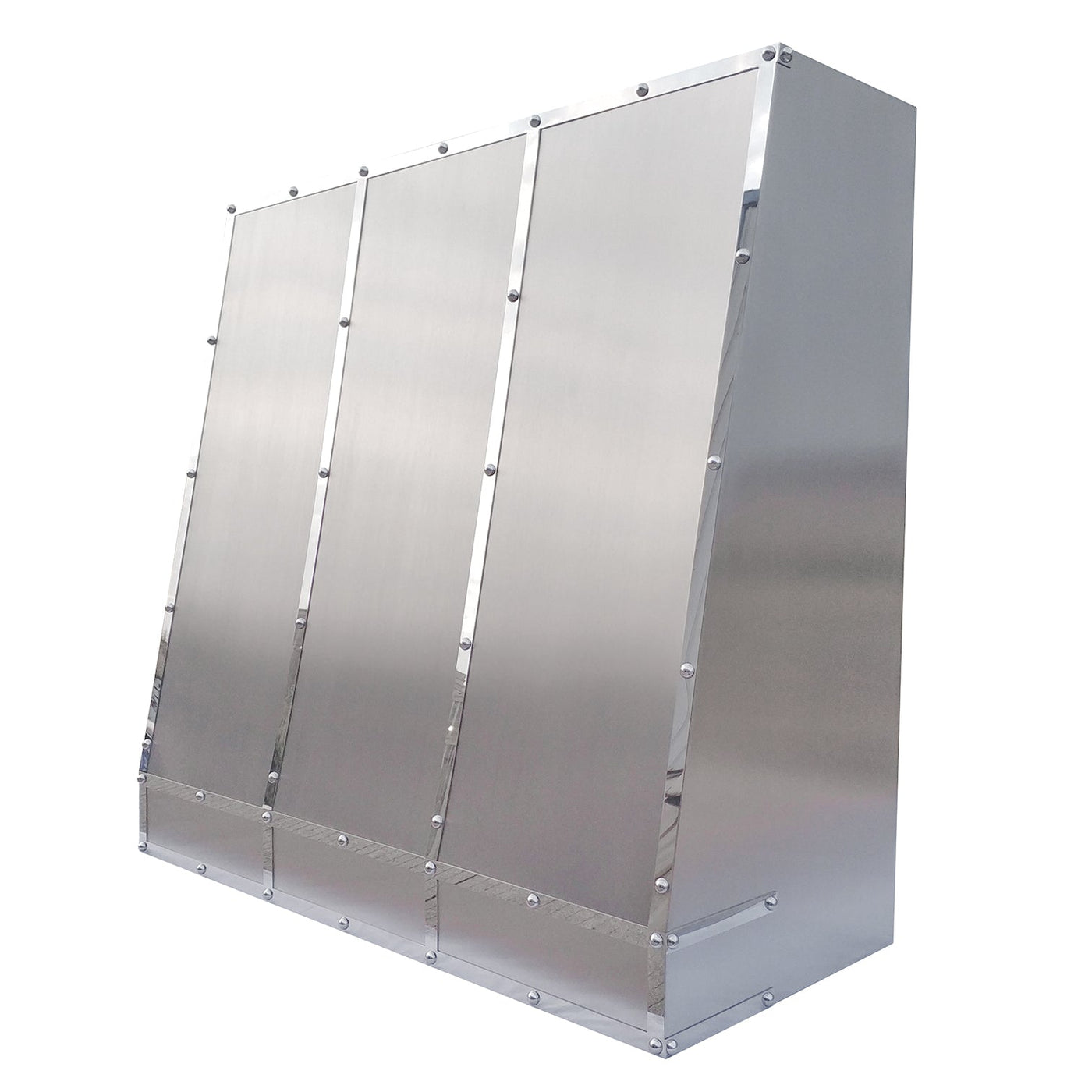 Sloped Handcrafted Stainless Steel Custom Vent Hoods for Luis ...