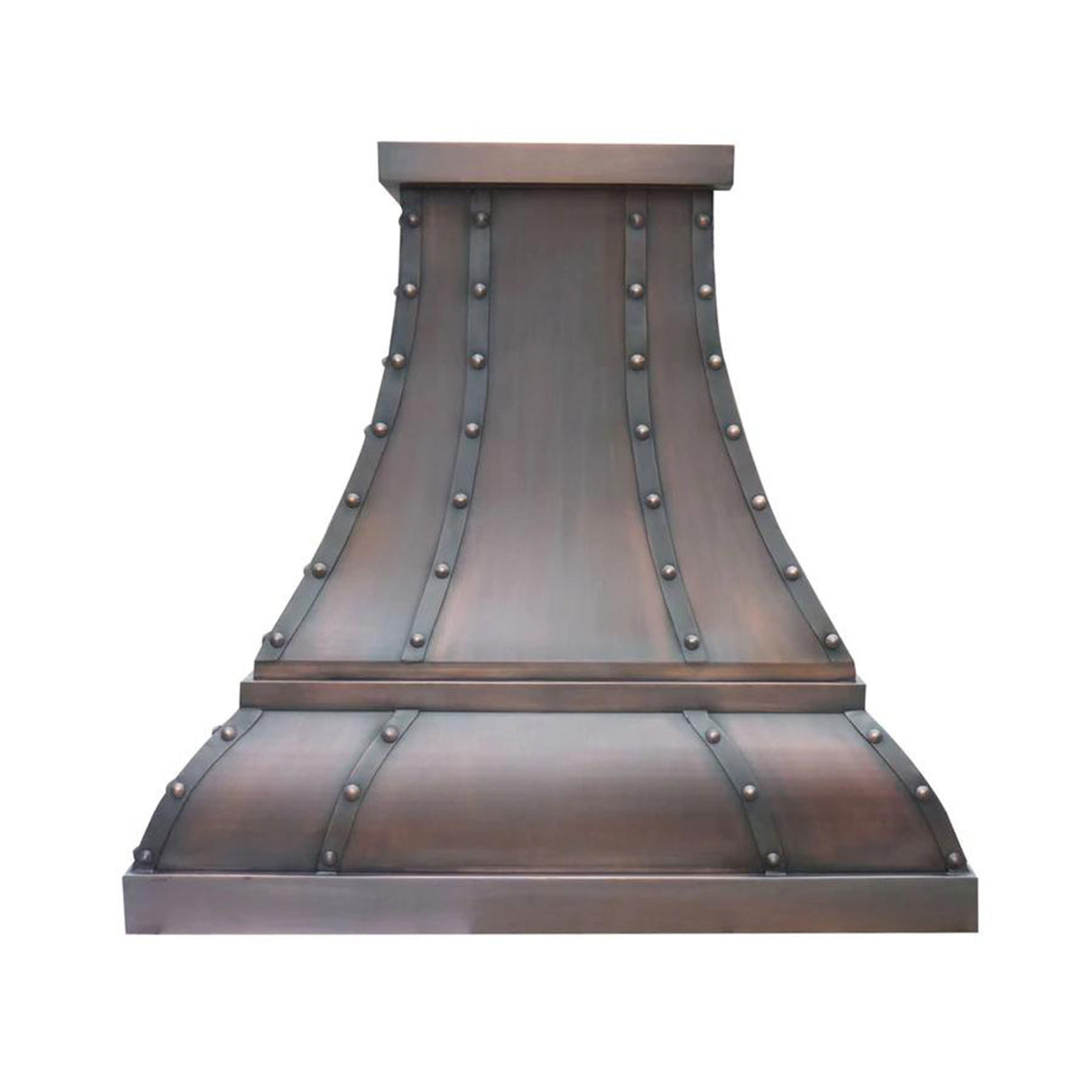 RHM Antique Copper Custom Kitchen Hood for Tami — Rangehoodmaster