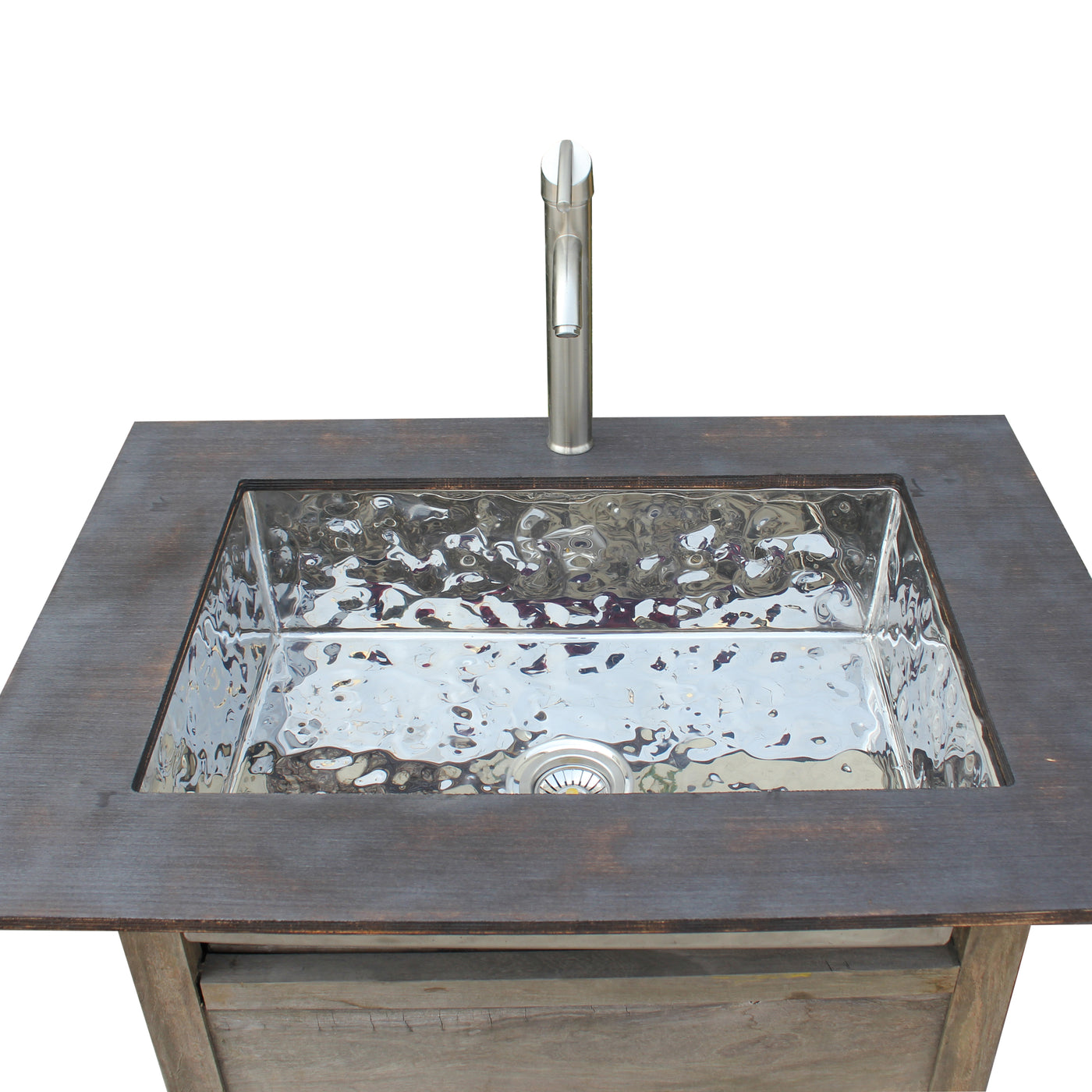 Hammered Water Ripple Shaped Undermount Stainless Steel Sinks ...