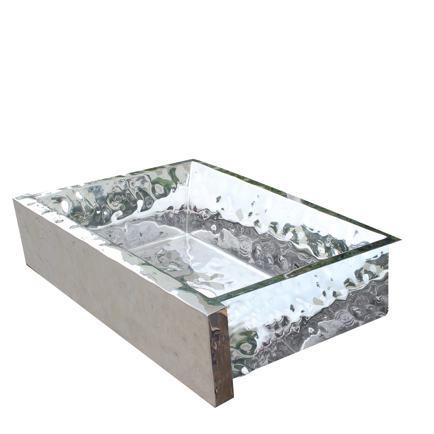 Water Ripple Shaped Hammered Farmhouse Stainless Steel Sink ...