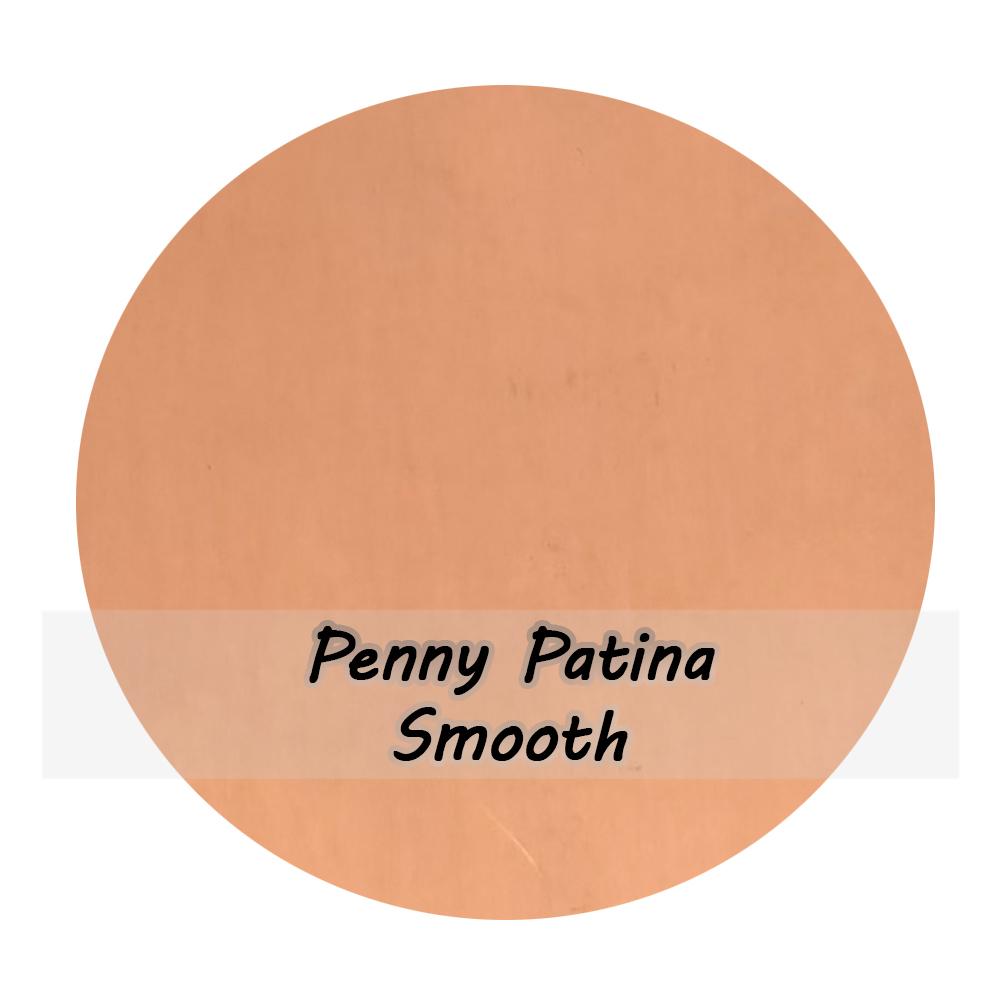 Copper Sample Sheet Penny Patina Smooth Texture — Rangehoodmaster