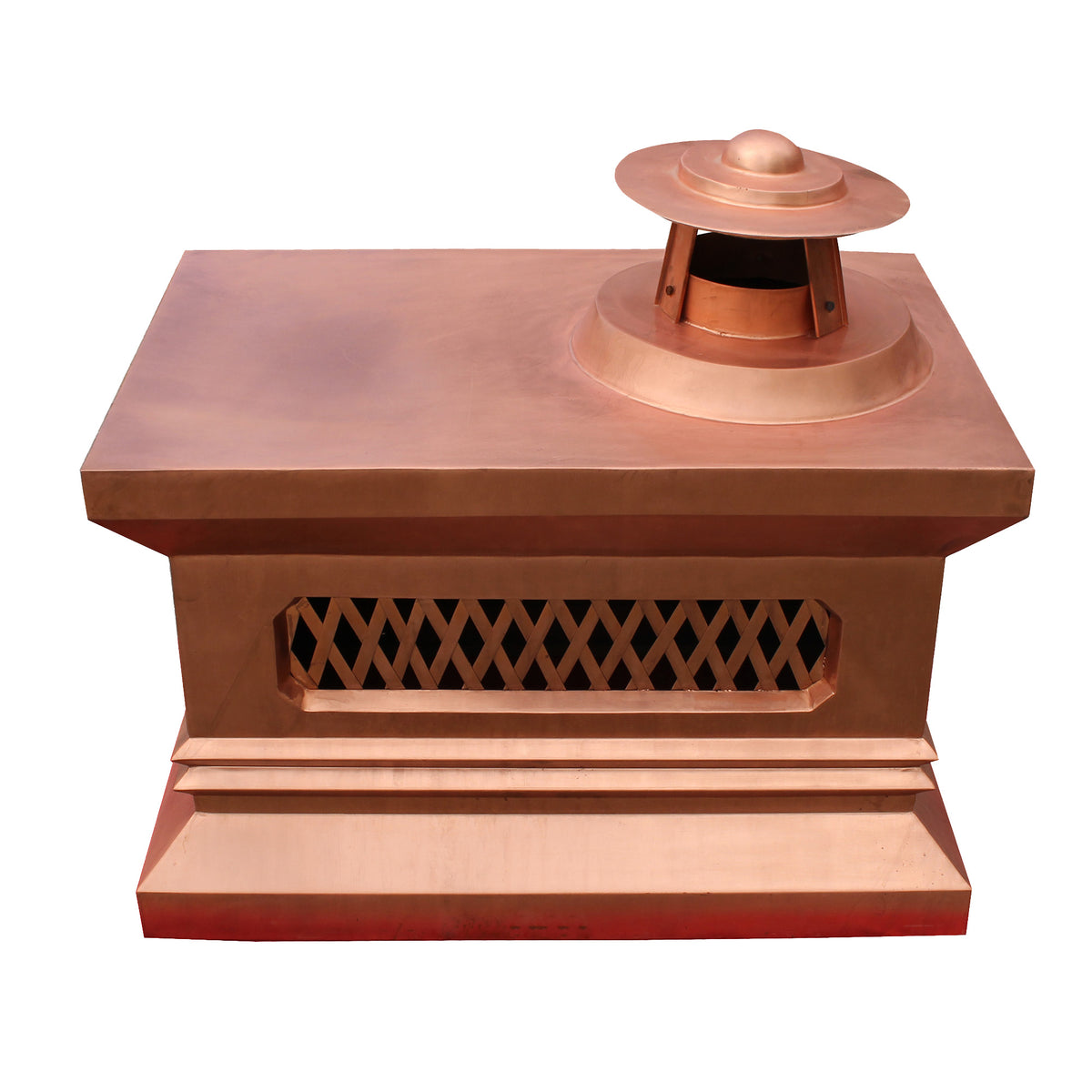 Custom Copper Chimney Cap CCC-005 - Copper Tailor — Rangehoodmaster
