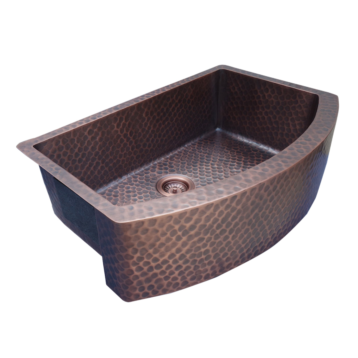 Single Bowl Copper Apron Front Kitchen Sink - Copper Tailor ...