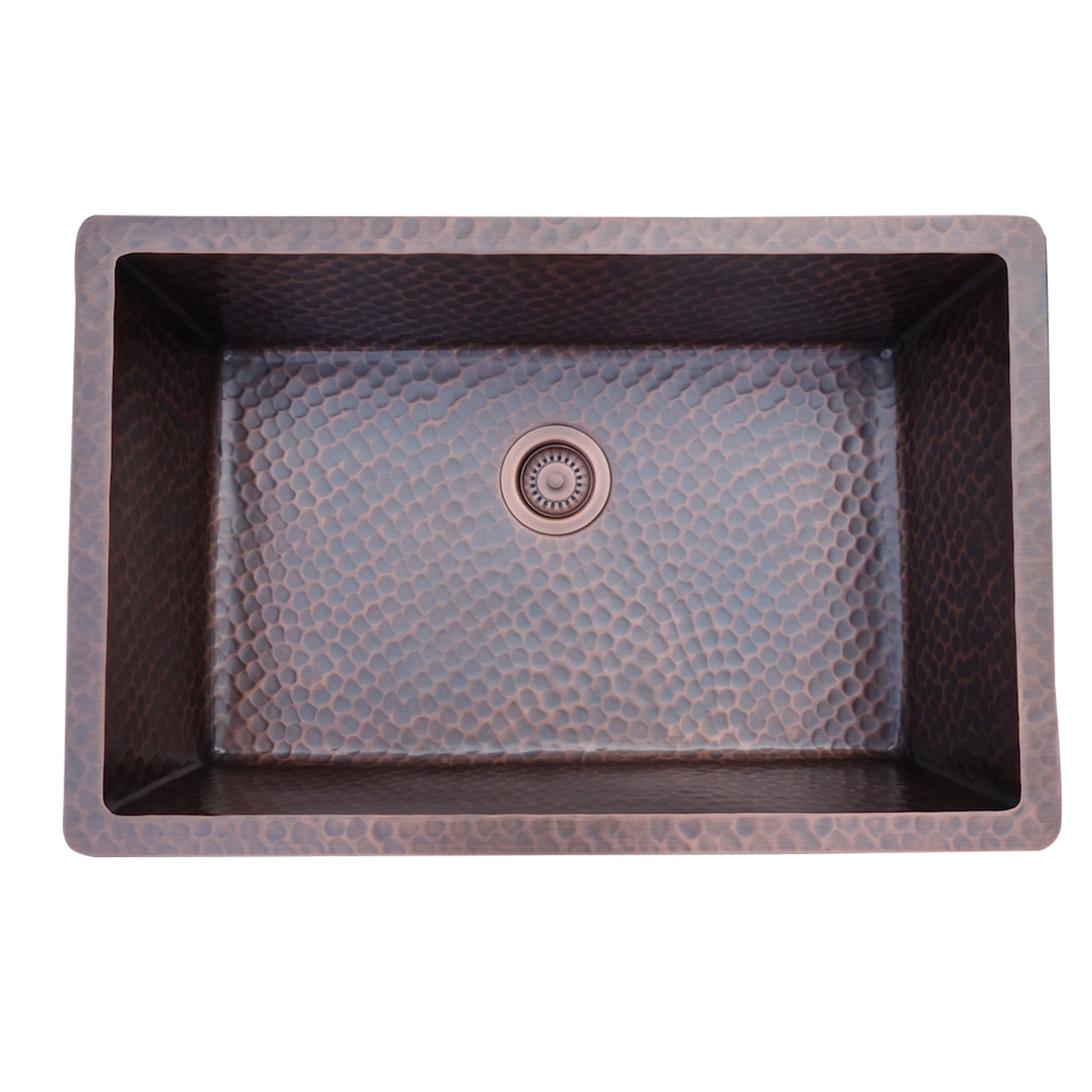 Single Bowl Copper Undermount Kitchen Sink - Copper Tailor ...