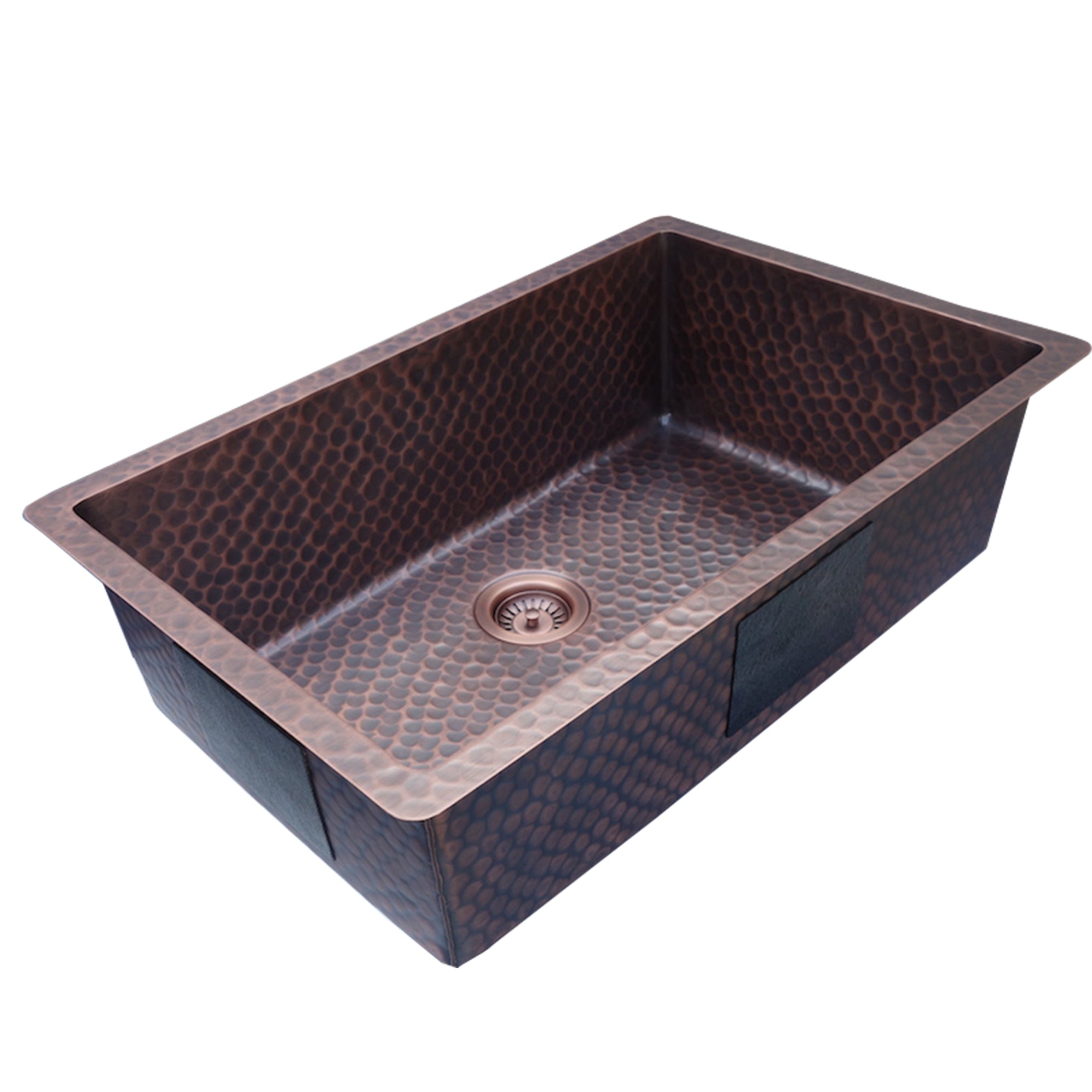 Single Bowl Copper Undermount Kitchen Sink - Copper Tailor ...