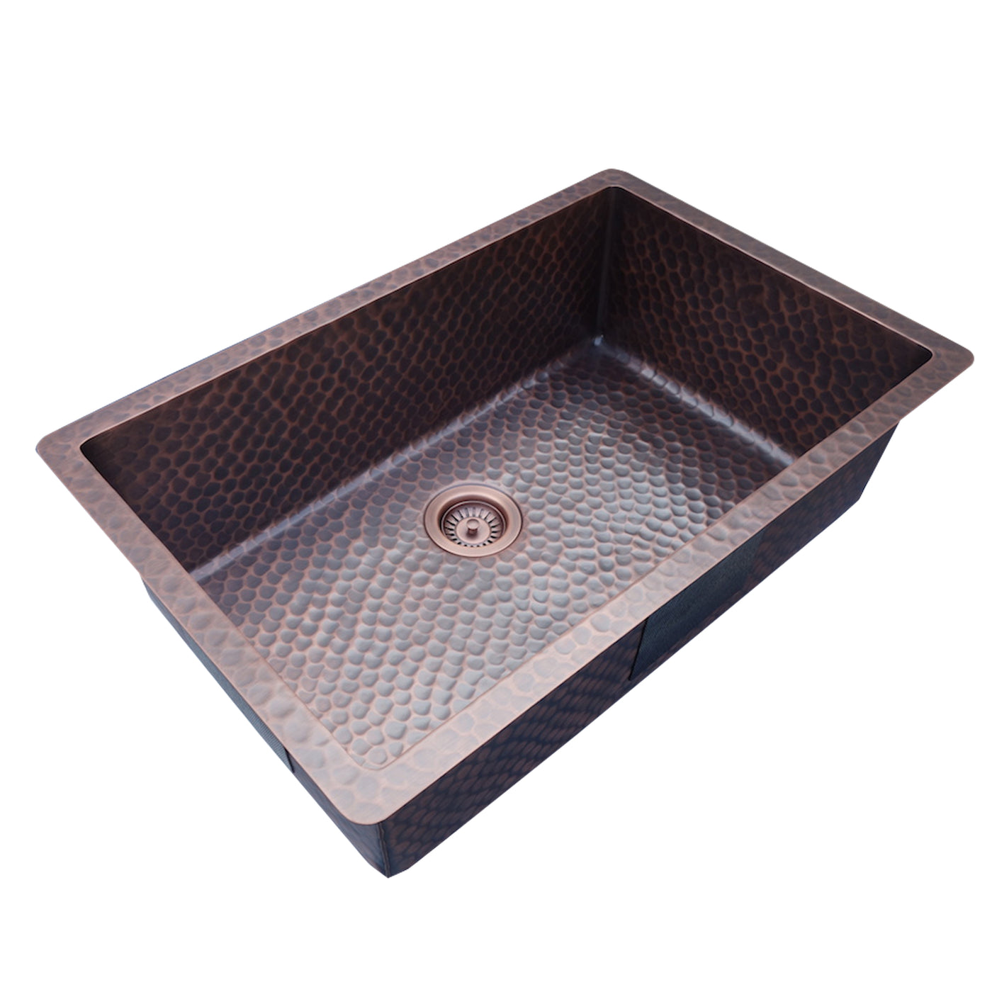 Single Bowl Copper Undermount Kitchen Sink - Copper Tailor ...