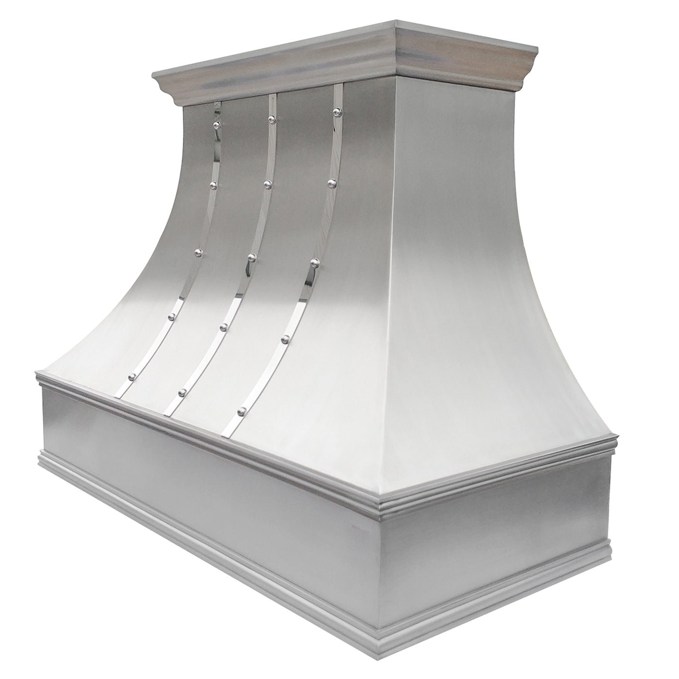 RHM Sweep Custom Stainless Steel Range Hoods with Mirrored Accents SH7 ...