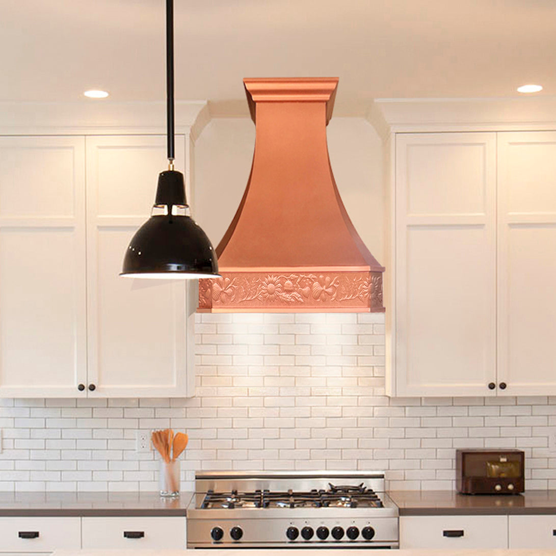 Curved Copper Range Hoods (Tuscan Style) — Rangehoodmaster