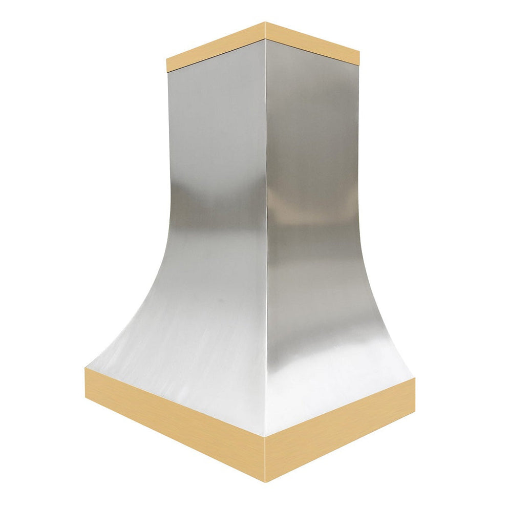 Curved Stainless Steel Custom Range Hood — Rangehoodmaster